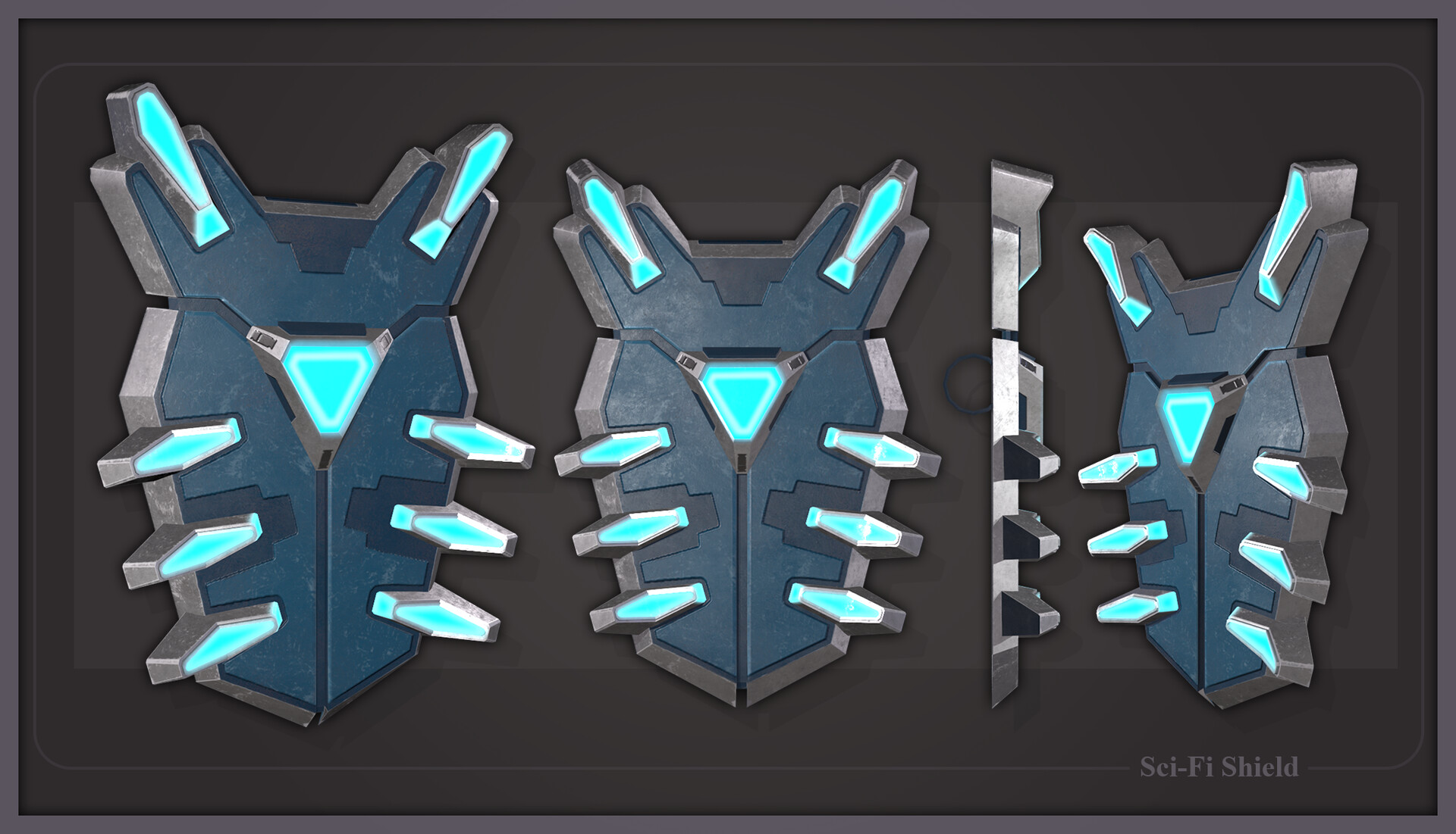 ArtStation - Sci-Fi Shield / 3D Sketch