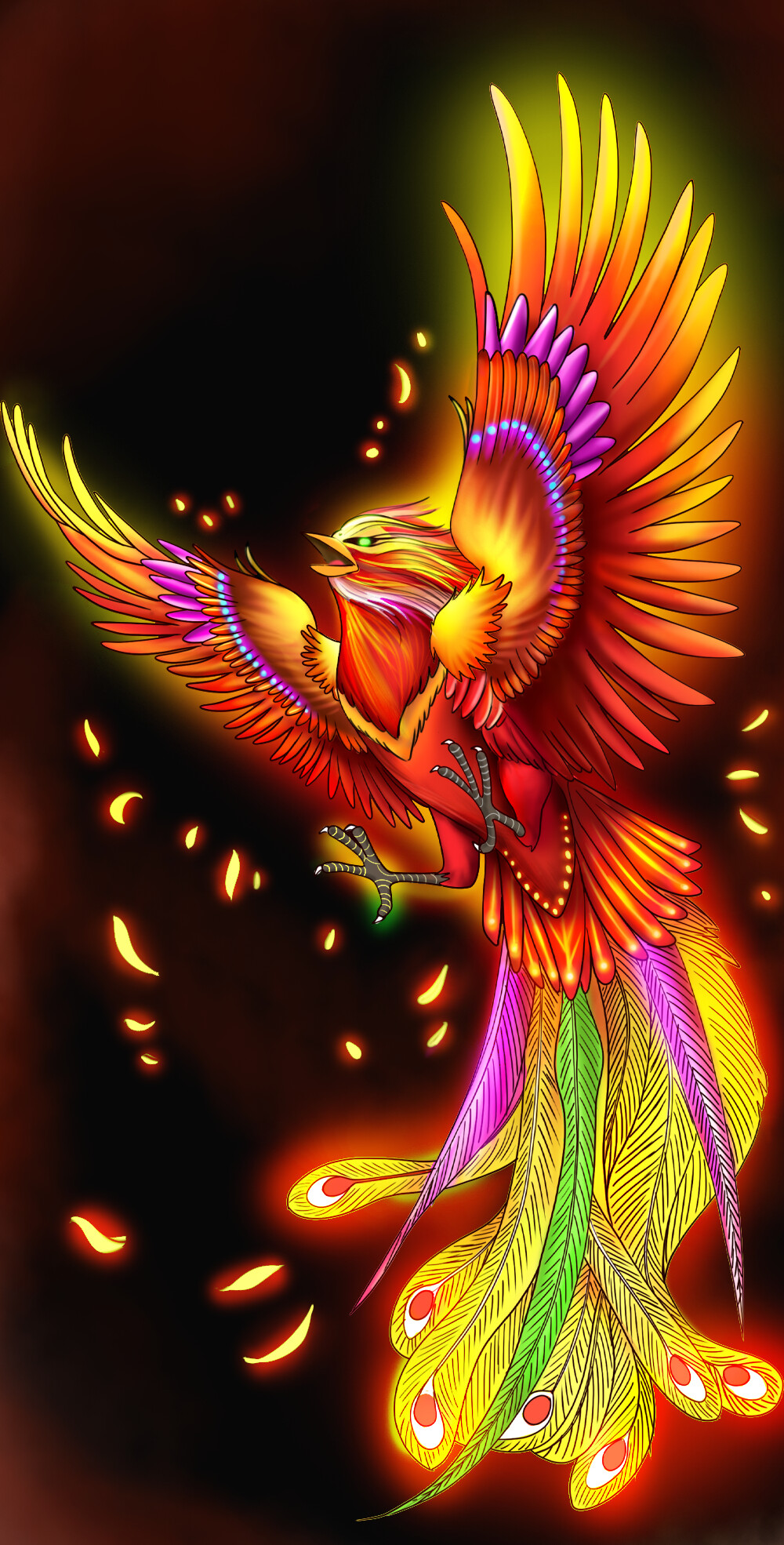 ArtStation - Flame Phoenix - Concept Art