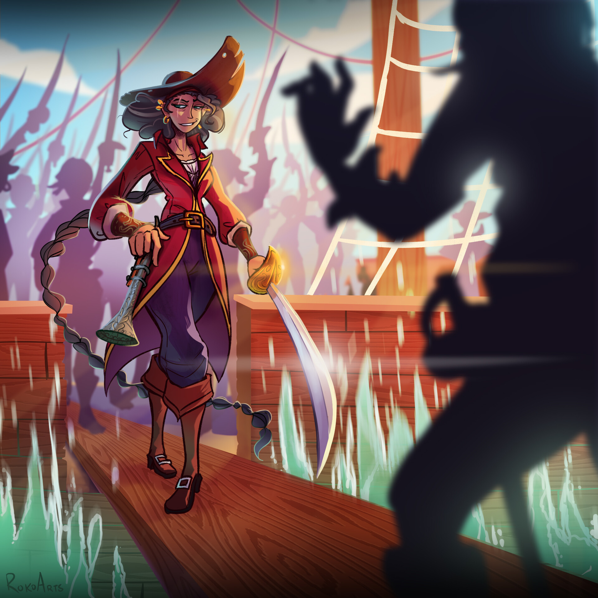 ArtStation - Pirate Lady Illustration