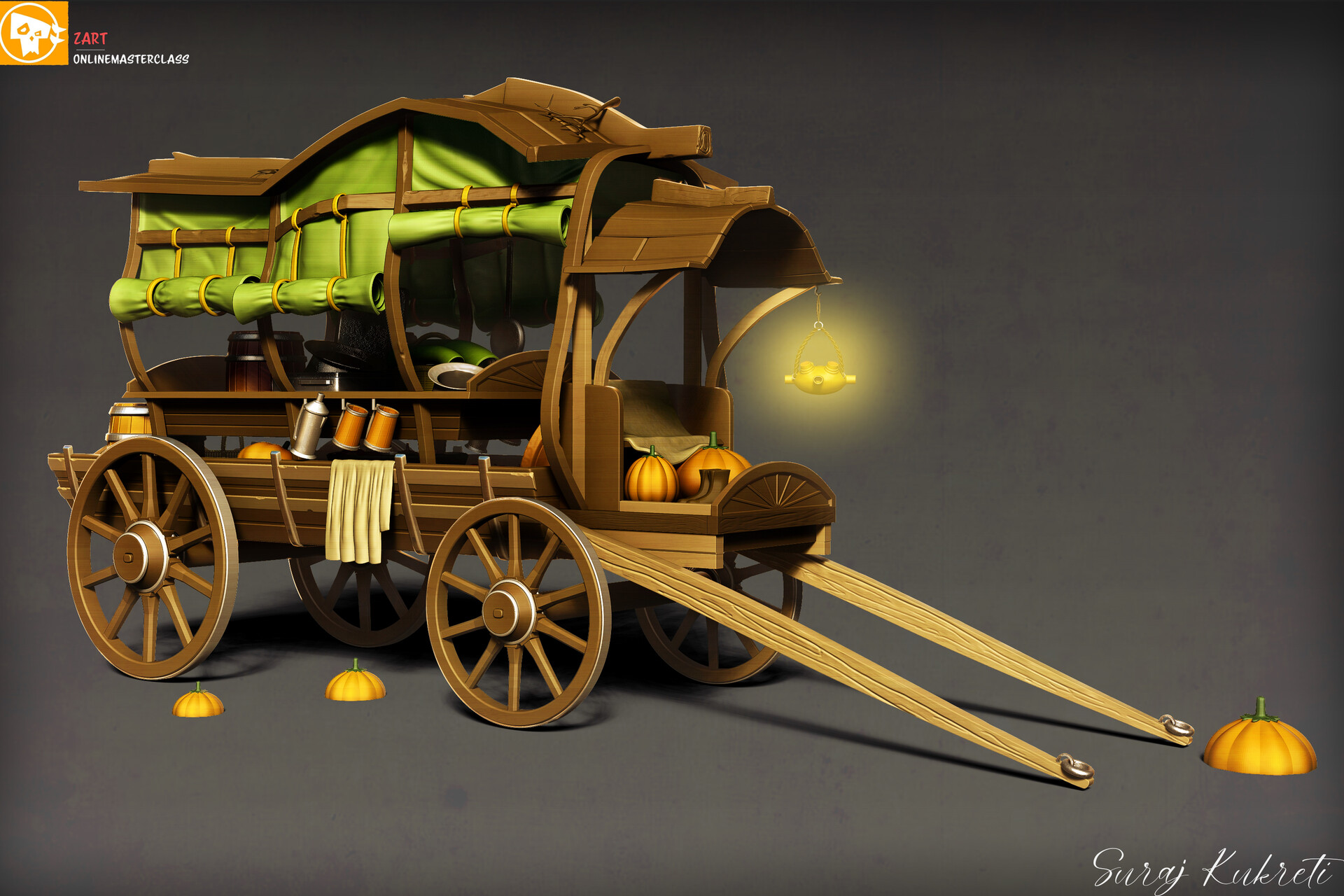 ArtStation - Sendarian wagon
