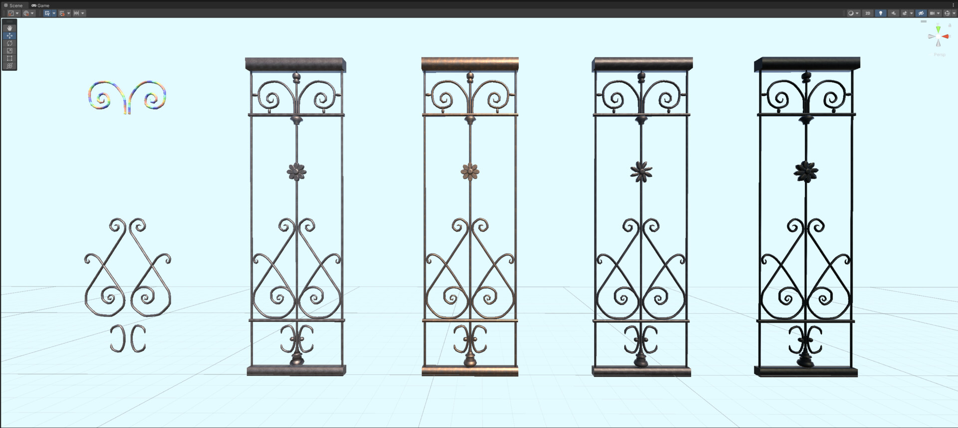 ArtStation - 3D Railings