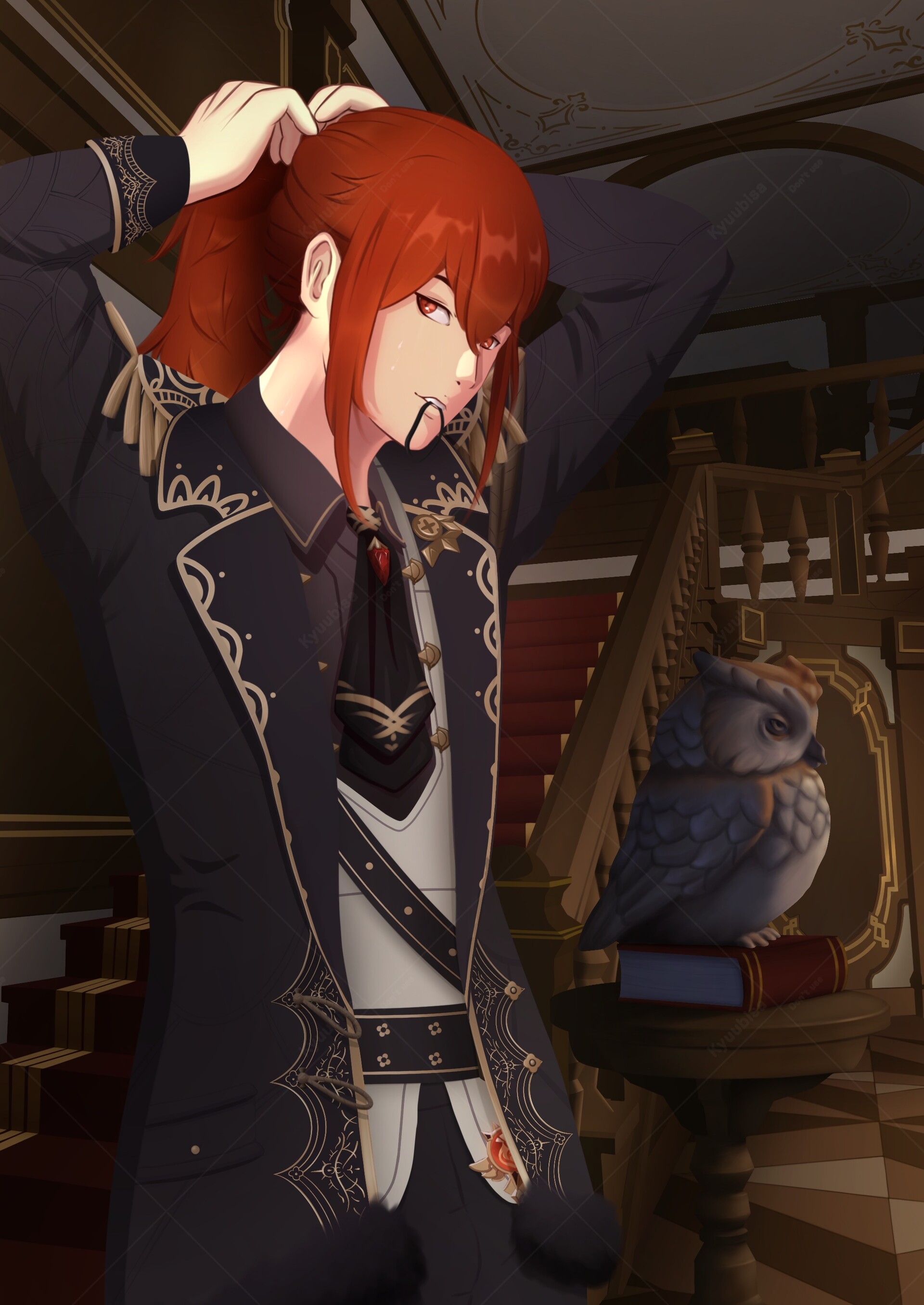 ArtStation - Diluc from the game Genshin Impact