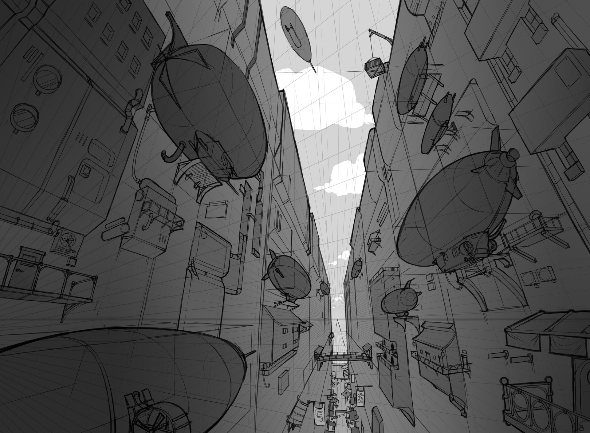 ArtStation - Perspective study for portfolio