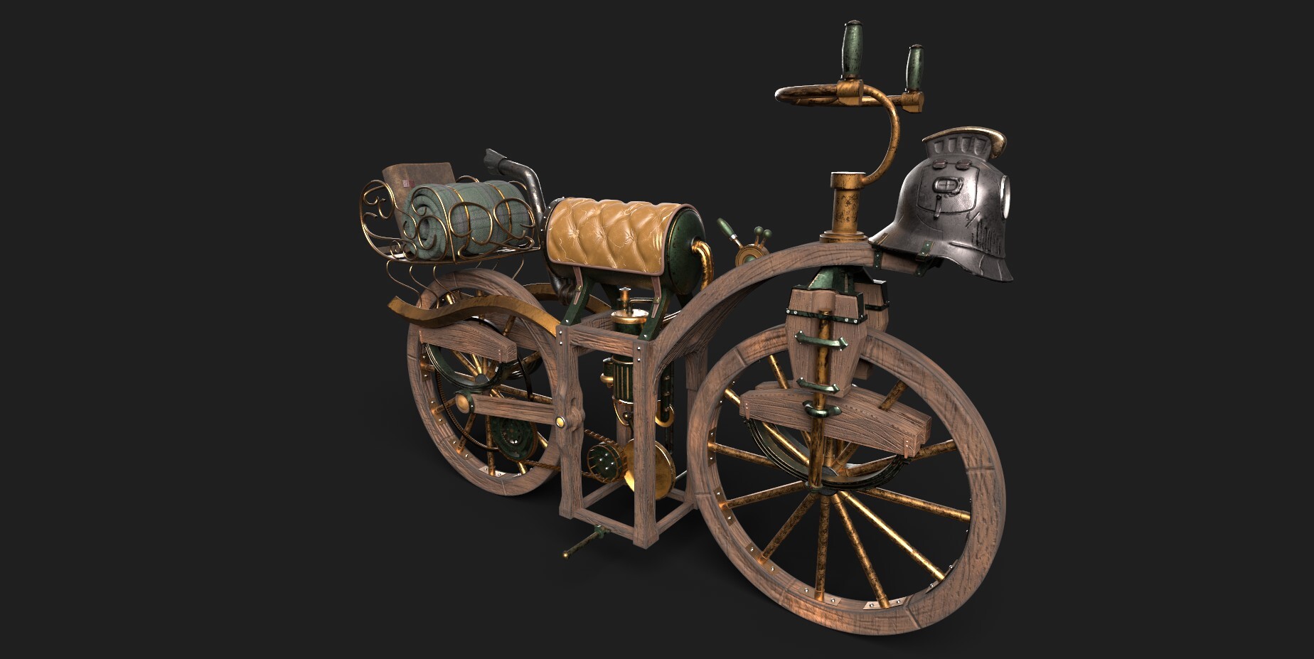 ArtStation - Steampunk Bike