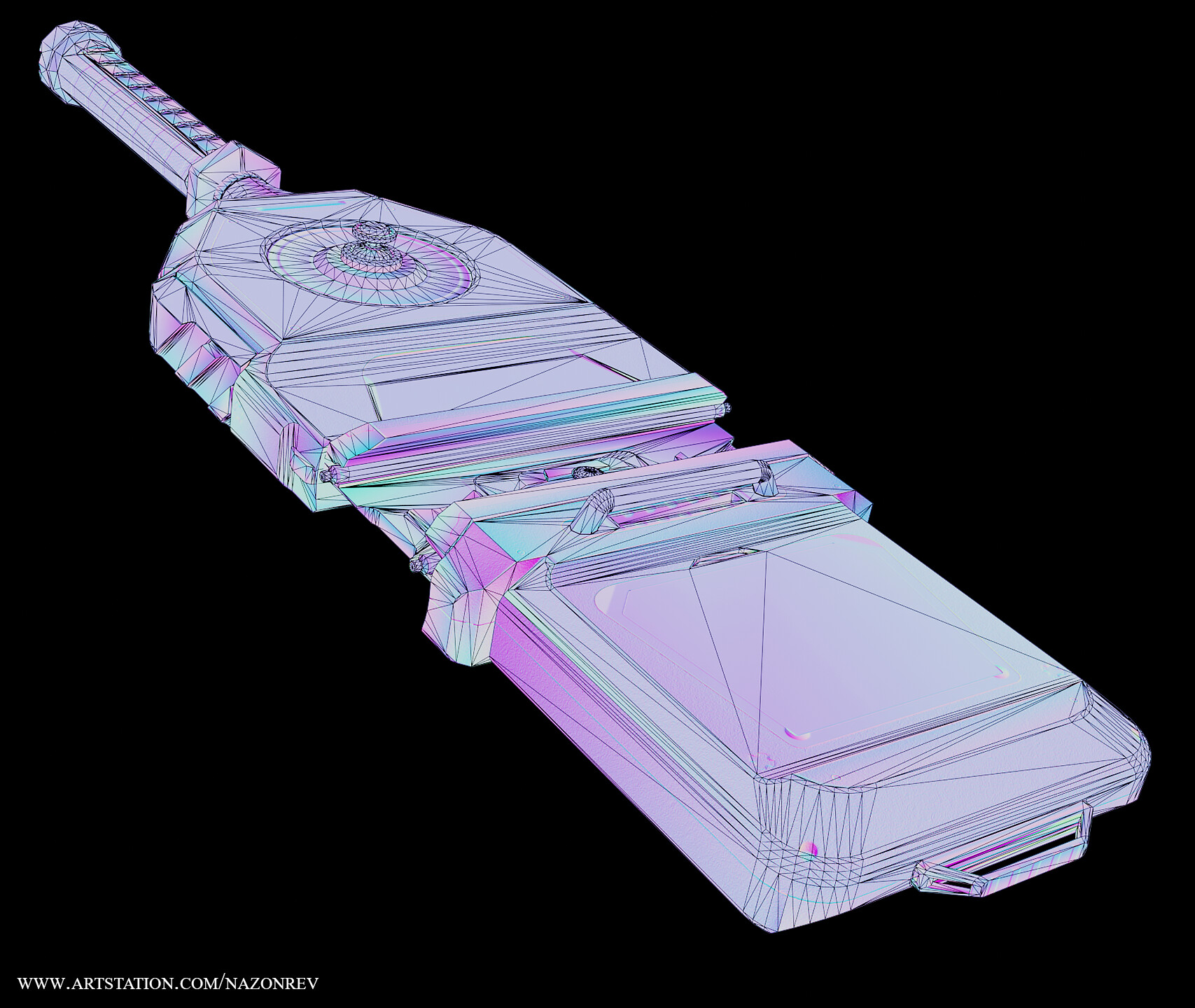 Nathan Cornwall | Hard Surface - Data Paddle | Personal Project, Game ...
