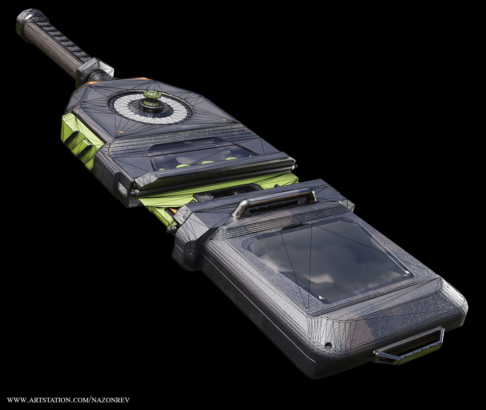 Nathan Cornwall | Hard Surface - Data Paddle | Personal Project, Game ...