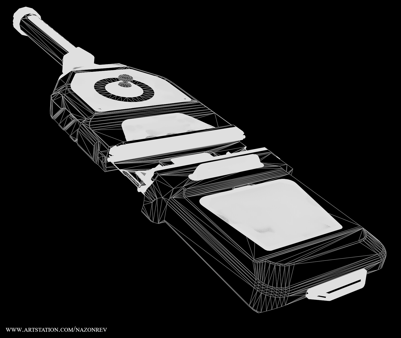 Nathan Cornwall | Hard Surface - Data Paddle | Personal Project, Game ...