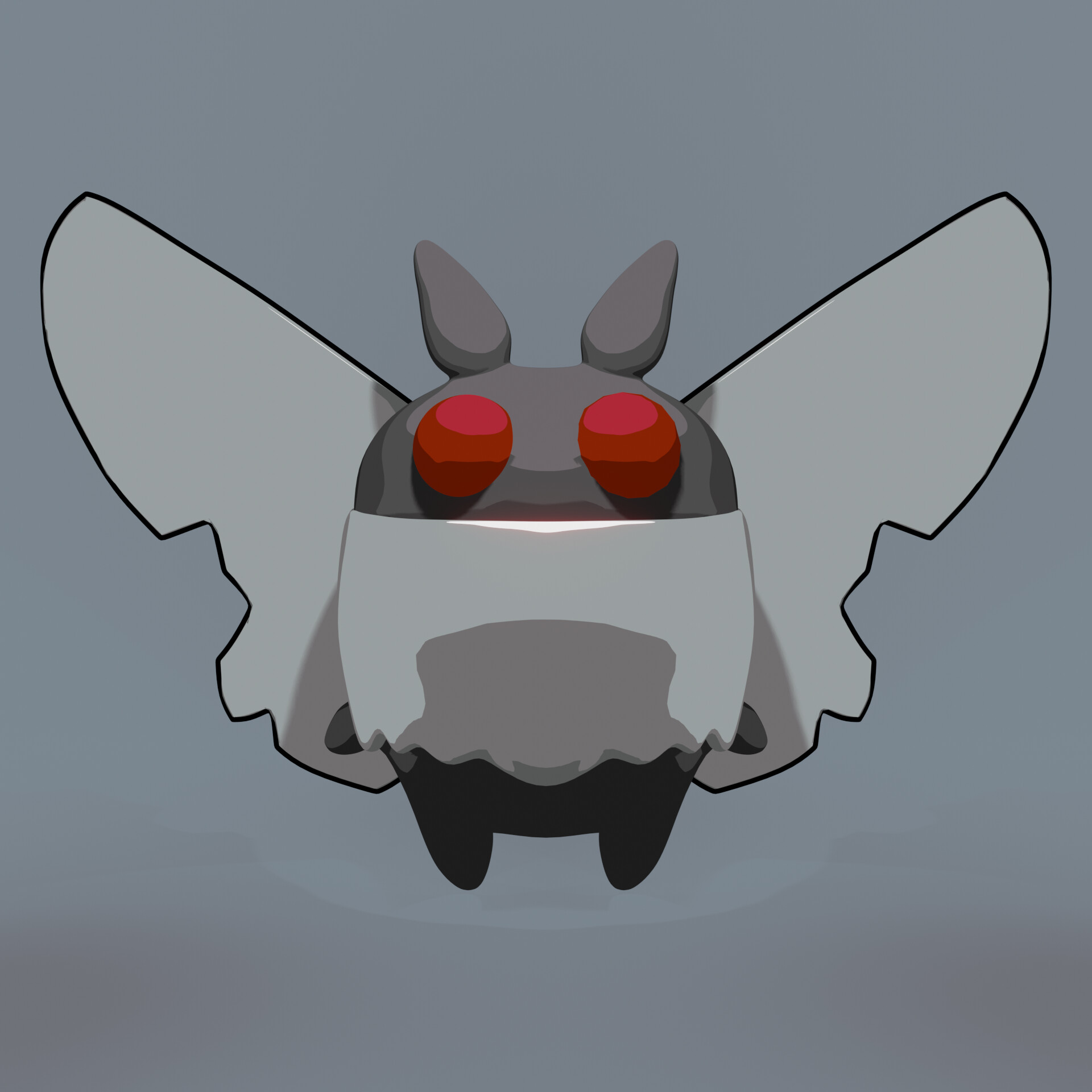 ArtStation - Low Poly Moth Man
