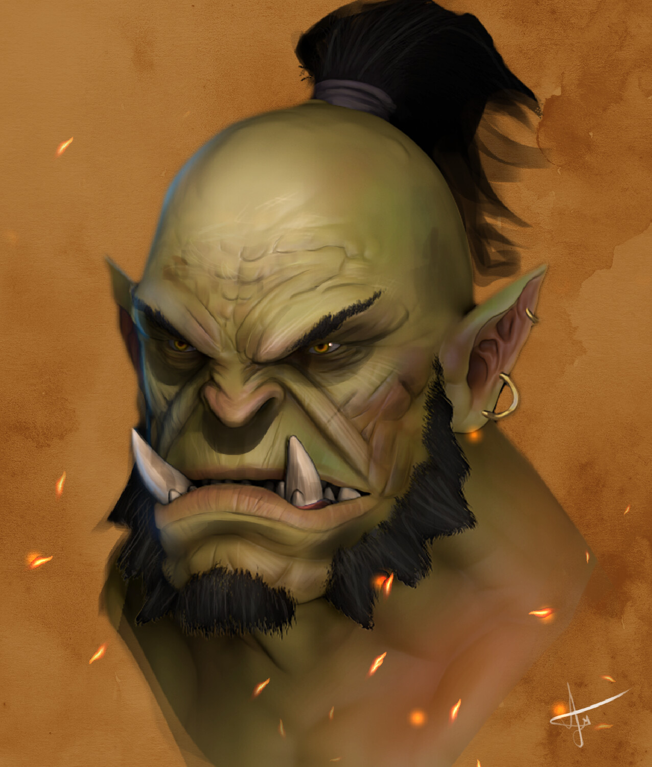 ArtStation - Savage Orc