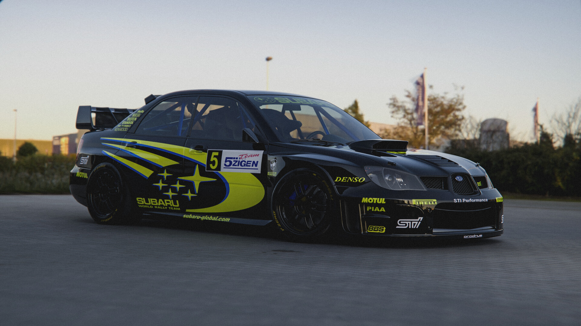 ArtStation - '07 Subaru Impreza S12 WRC (Black Version)