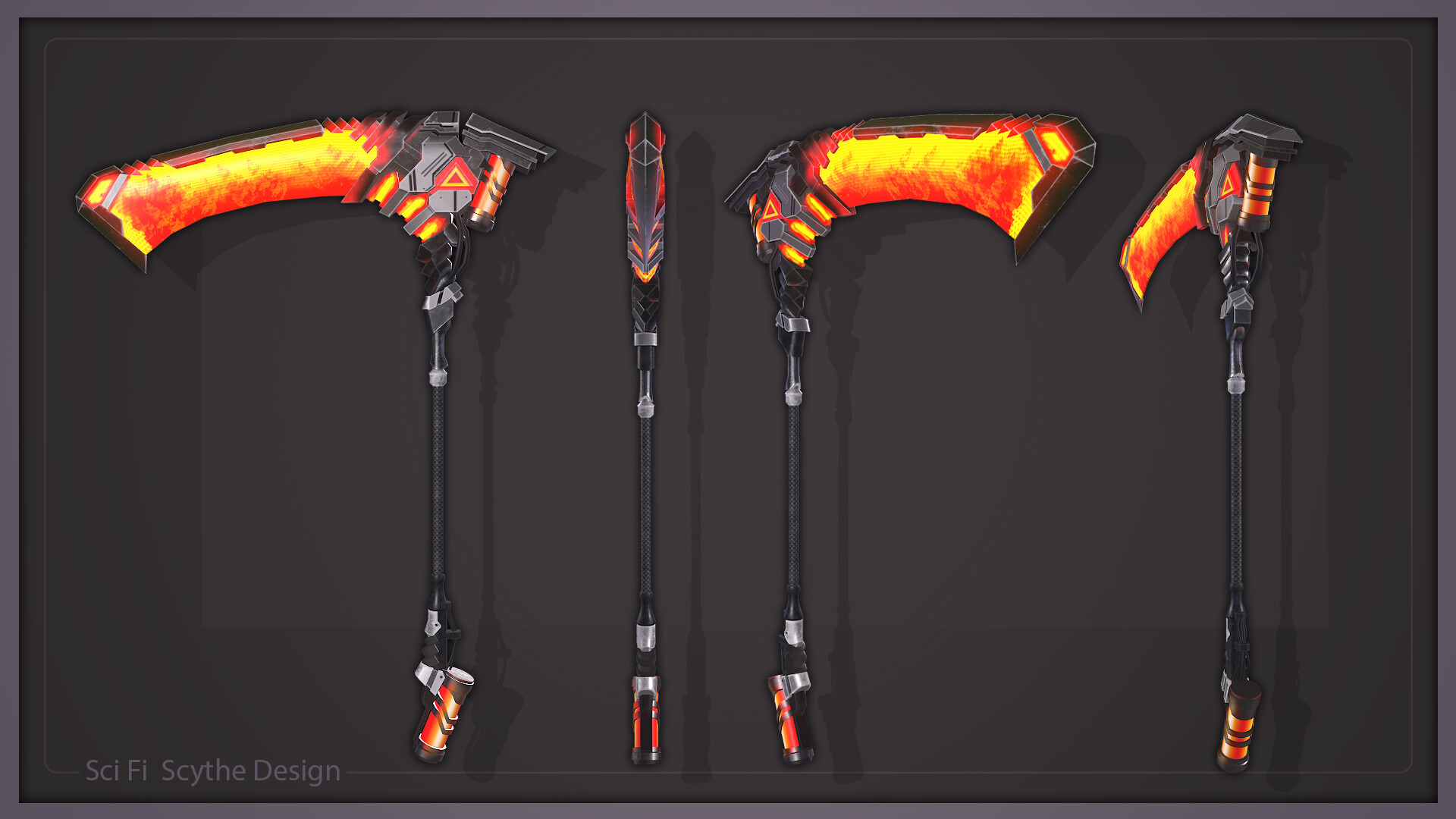 ArtStation - Sci-FI Scythe Design