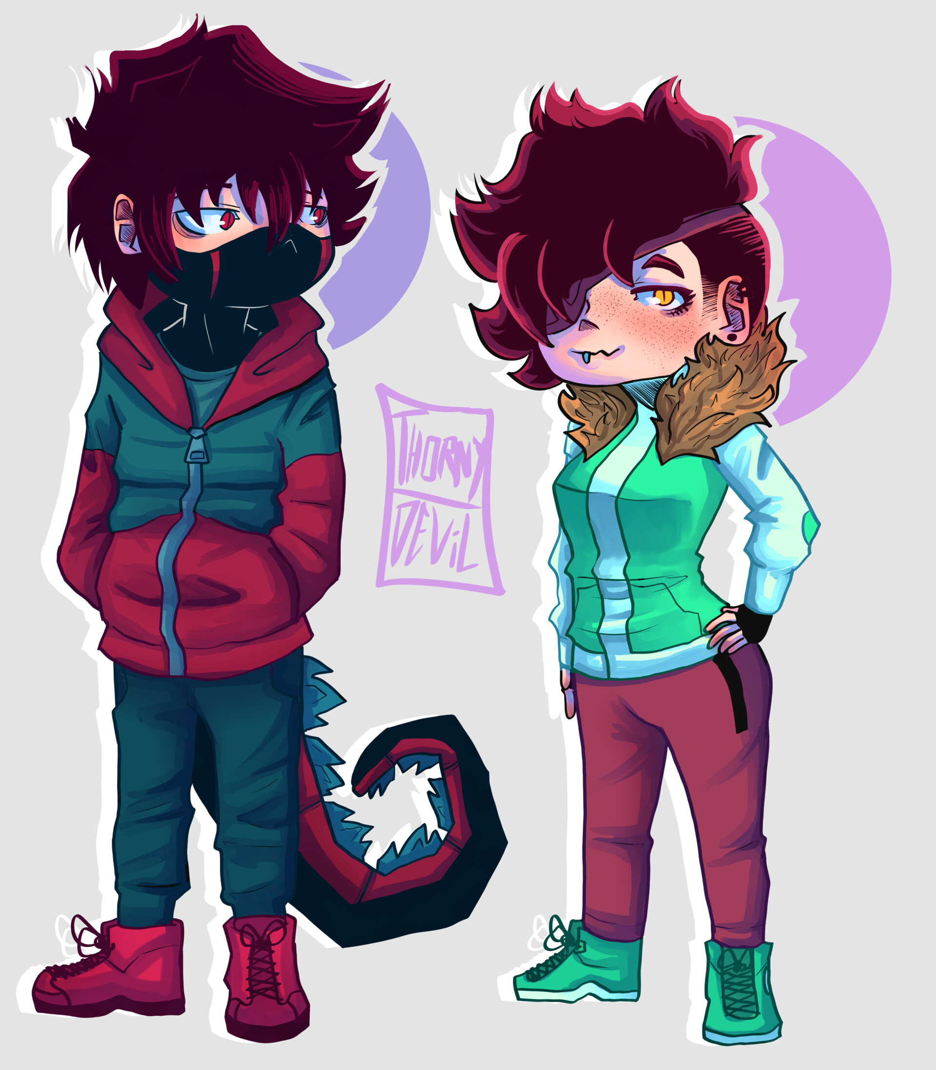 ArtStation - chibbi versions of my OC's