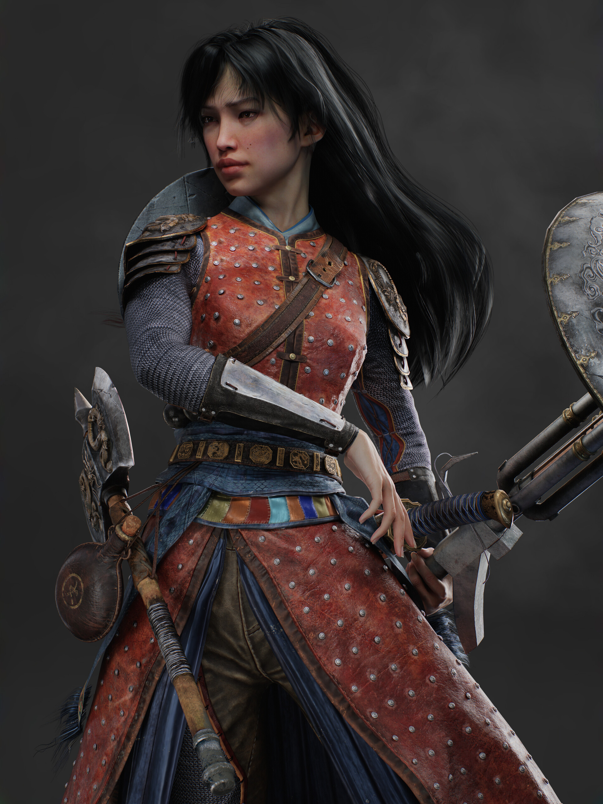 Anastasia Kukosh | 3D Character Artist portfolio - DRAGON WARRIOR ...