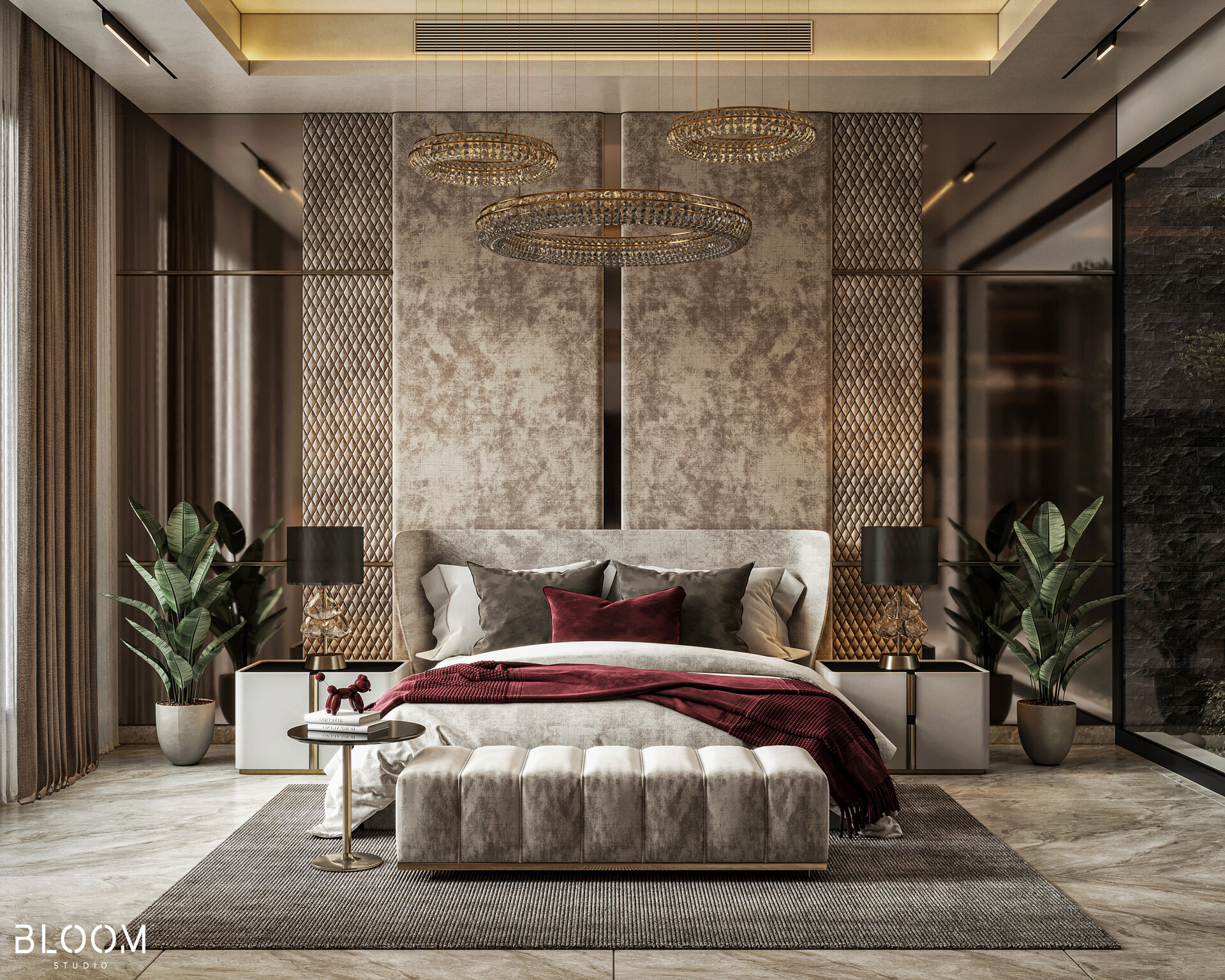 ArtStation - Luxury Master Bedroom Design
