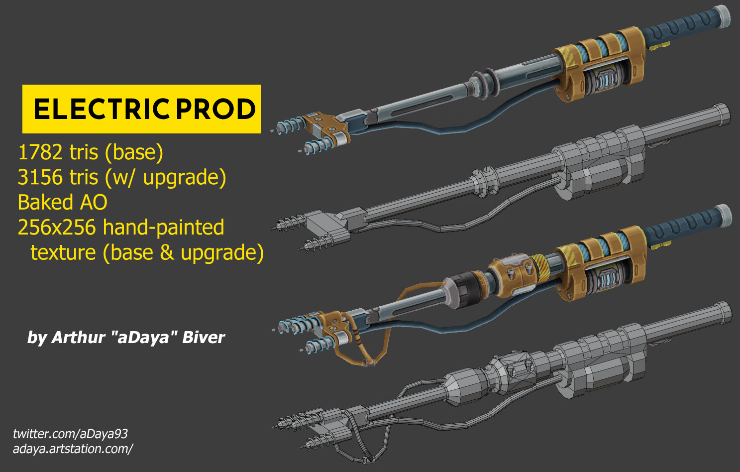 Arthur BIVER - Unnamed Project - Weapons
