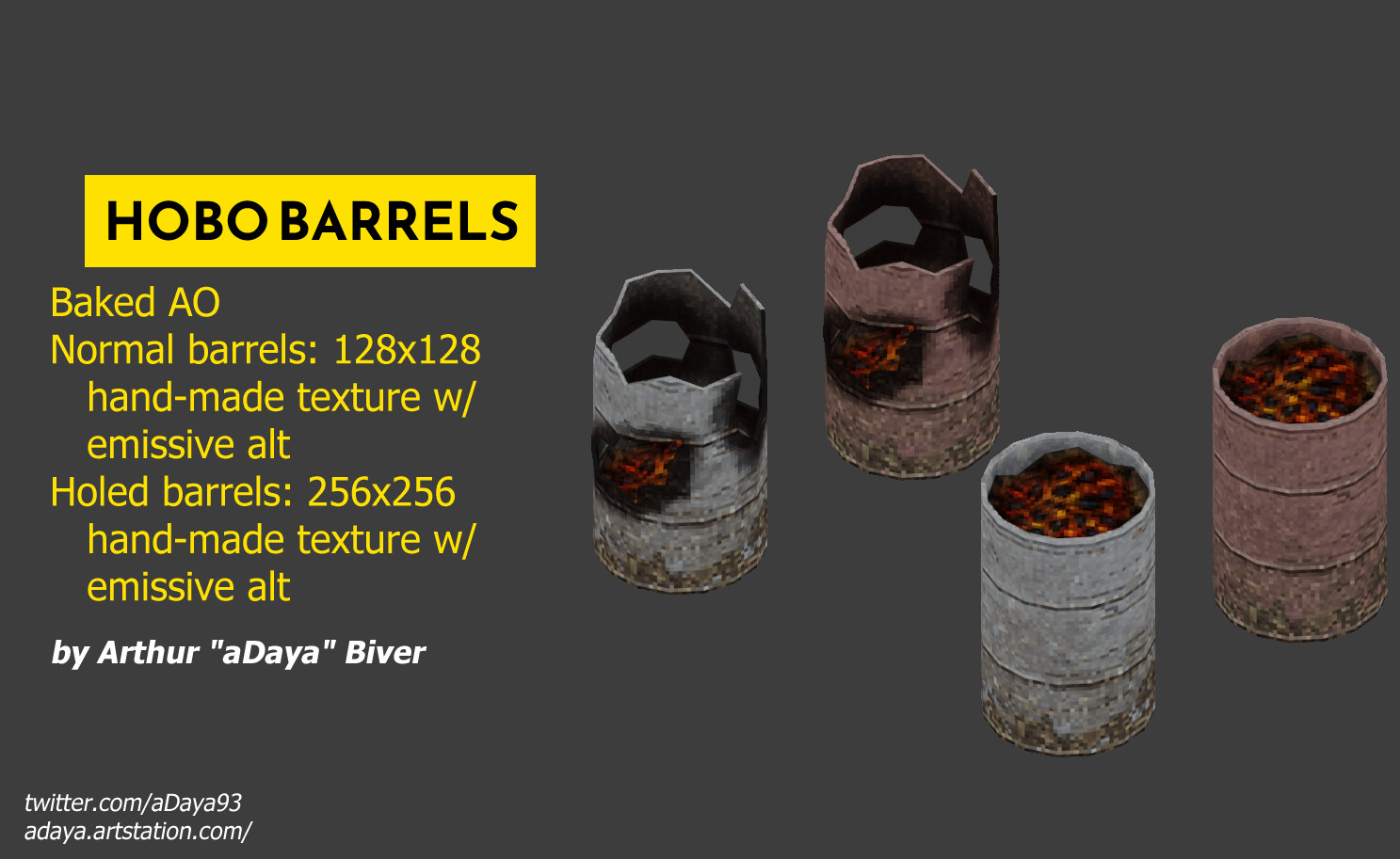 Arthur BIVER - Unnamed Project - Small/Medium Props