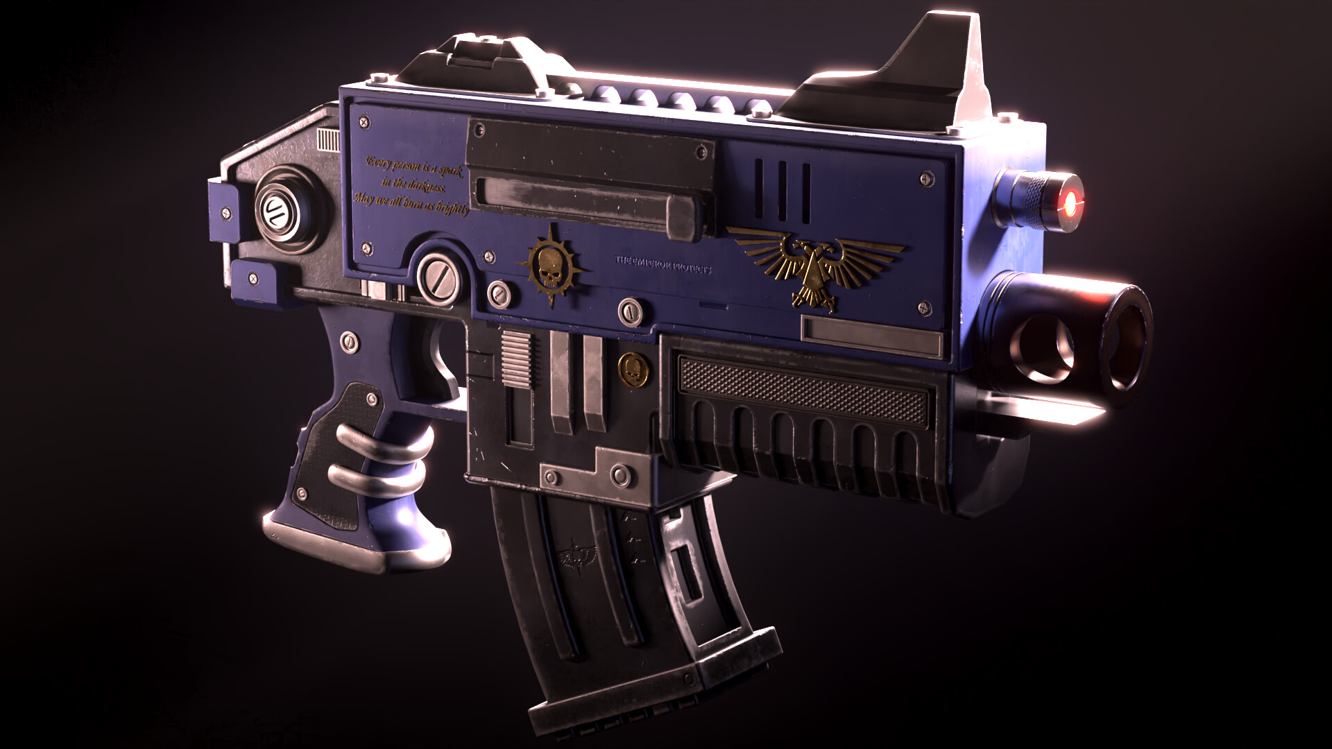 ArtStation - Warhammer 40K Bolter