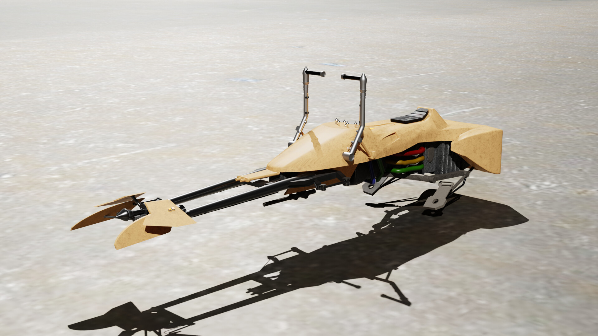 ArtStation - Speeder bike from StarWars