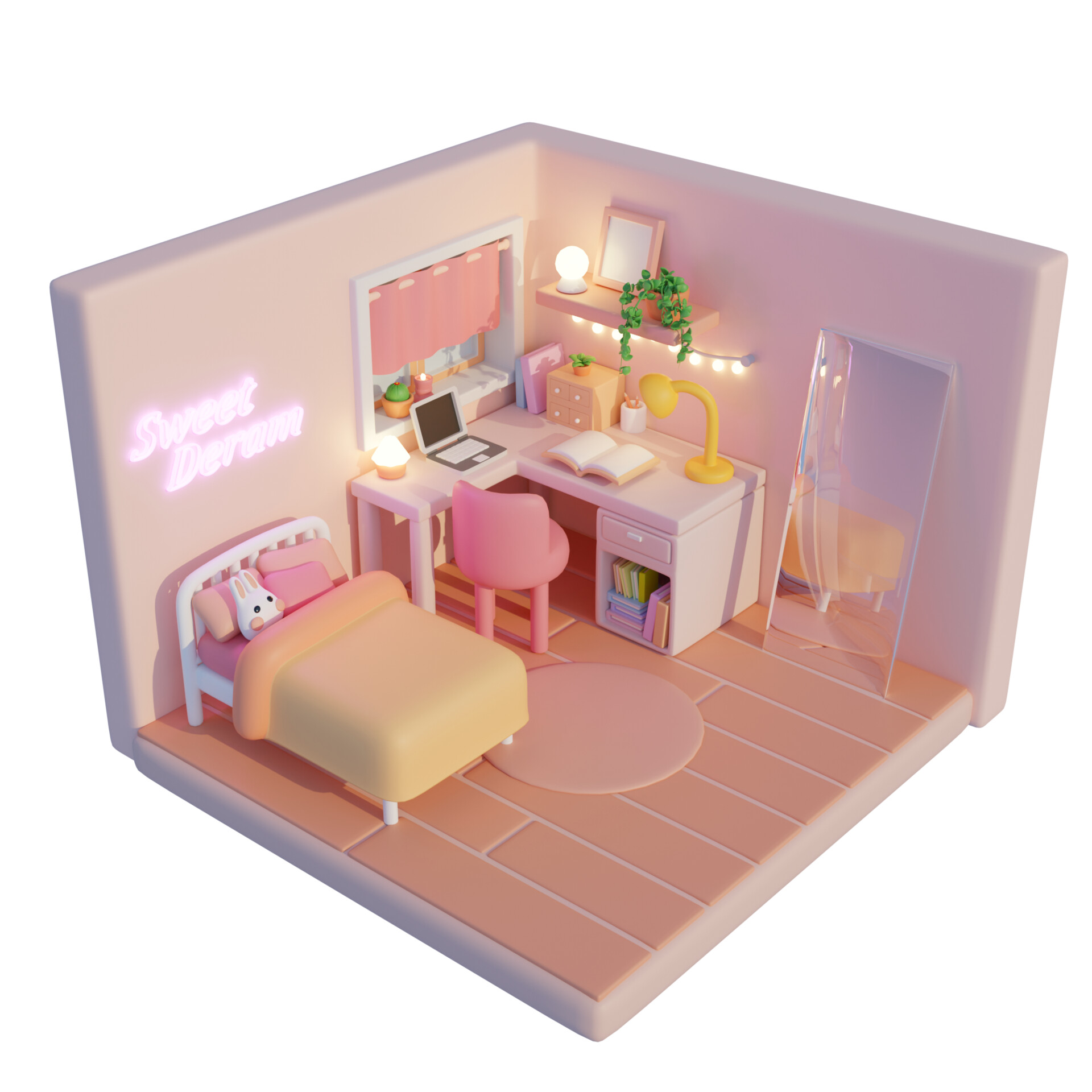 ArtStation - 3D Isometric modeling