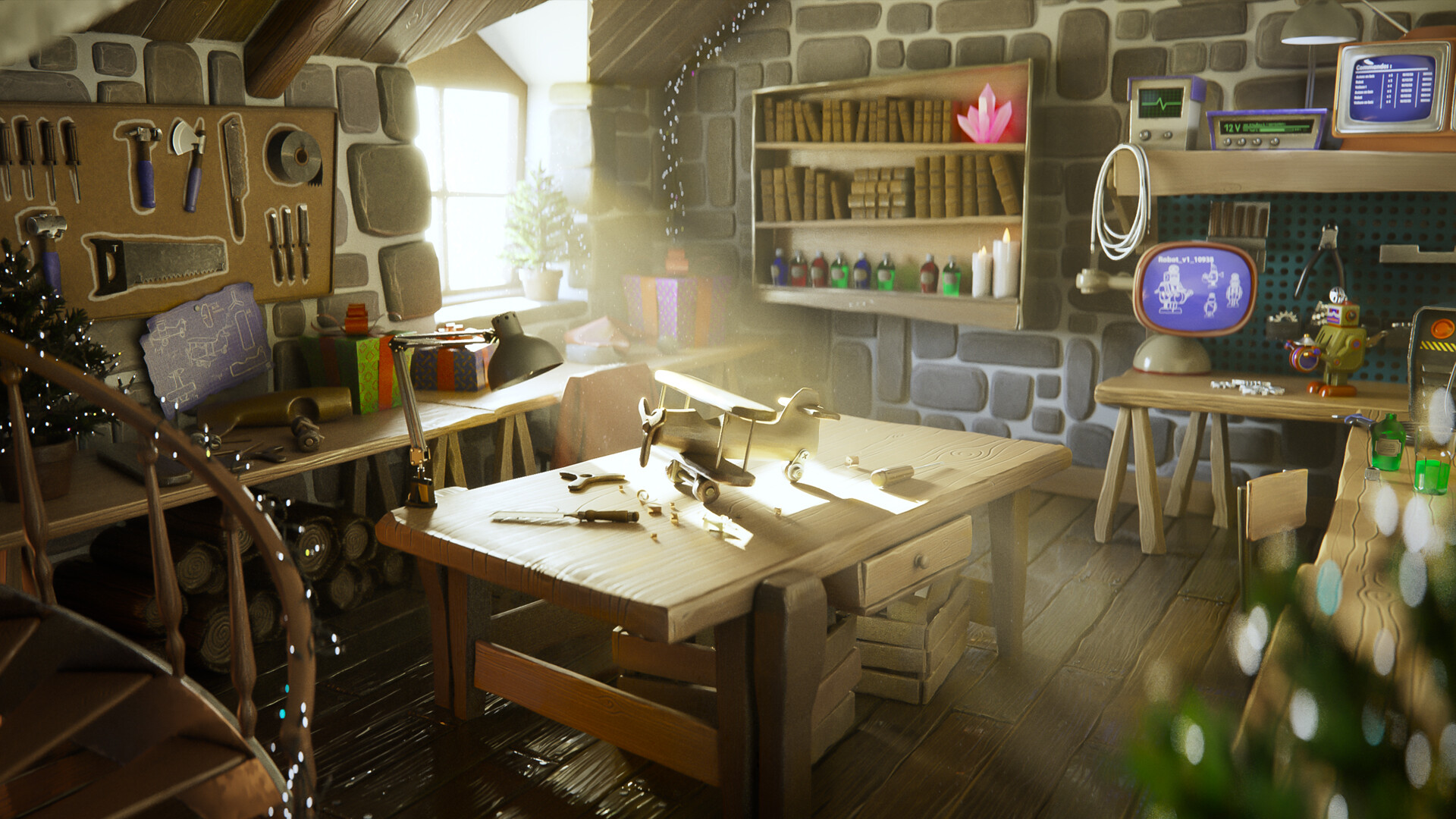 ArtStation - Santa's Workshop