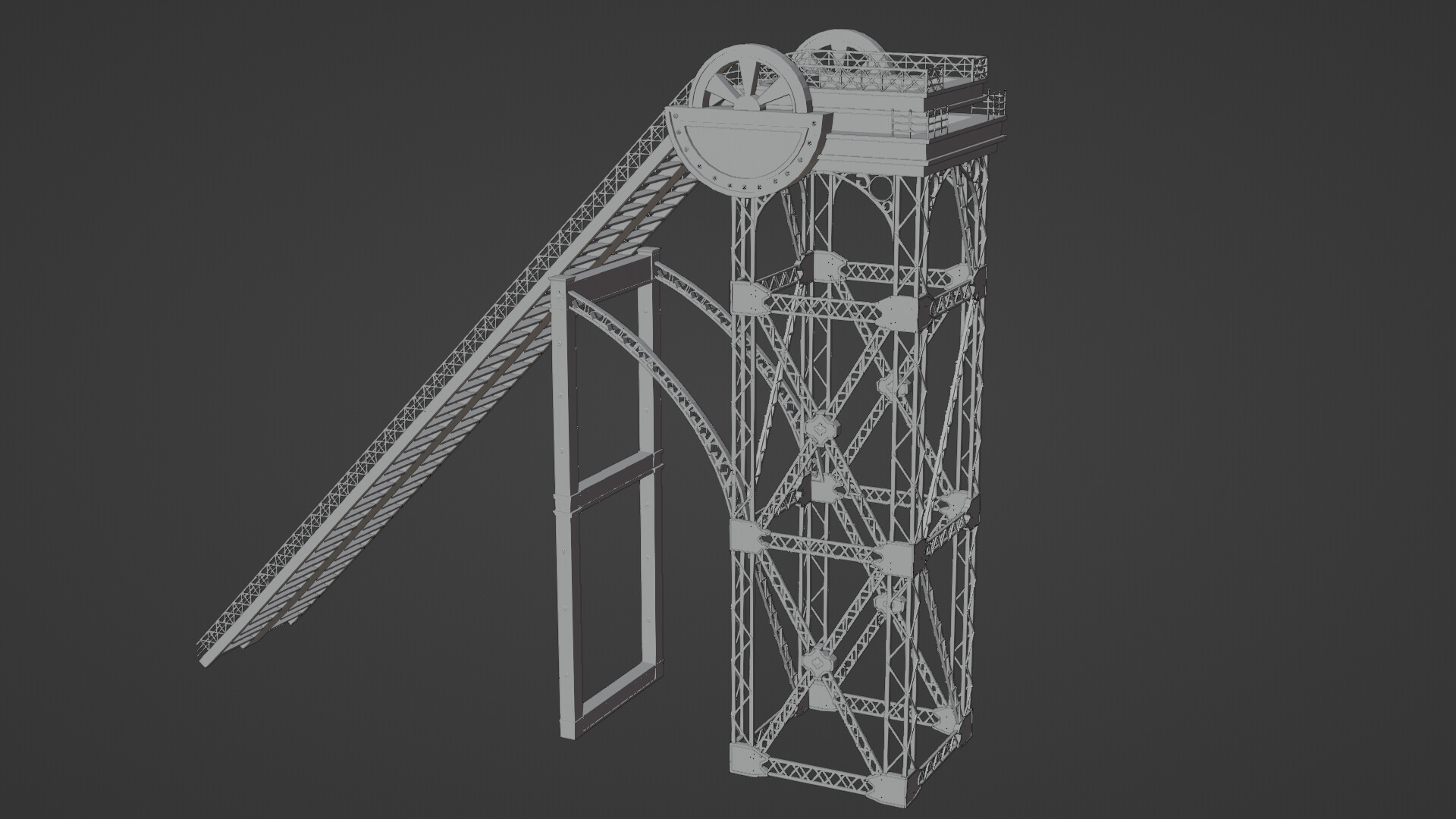 ArtStation - (WIP) Baron 1898 Mining Tower