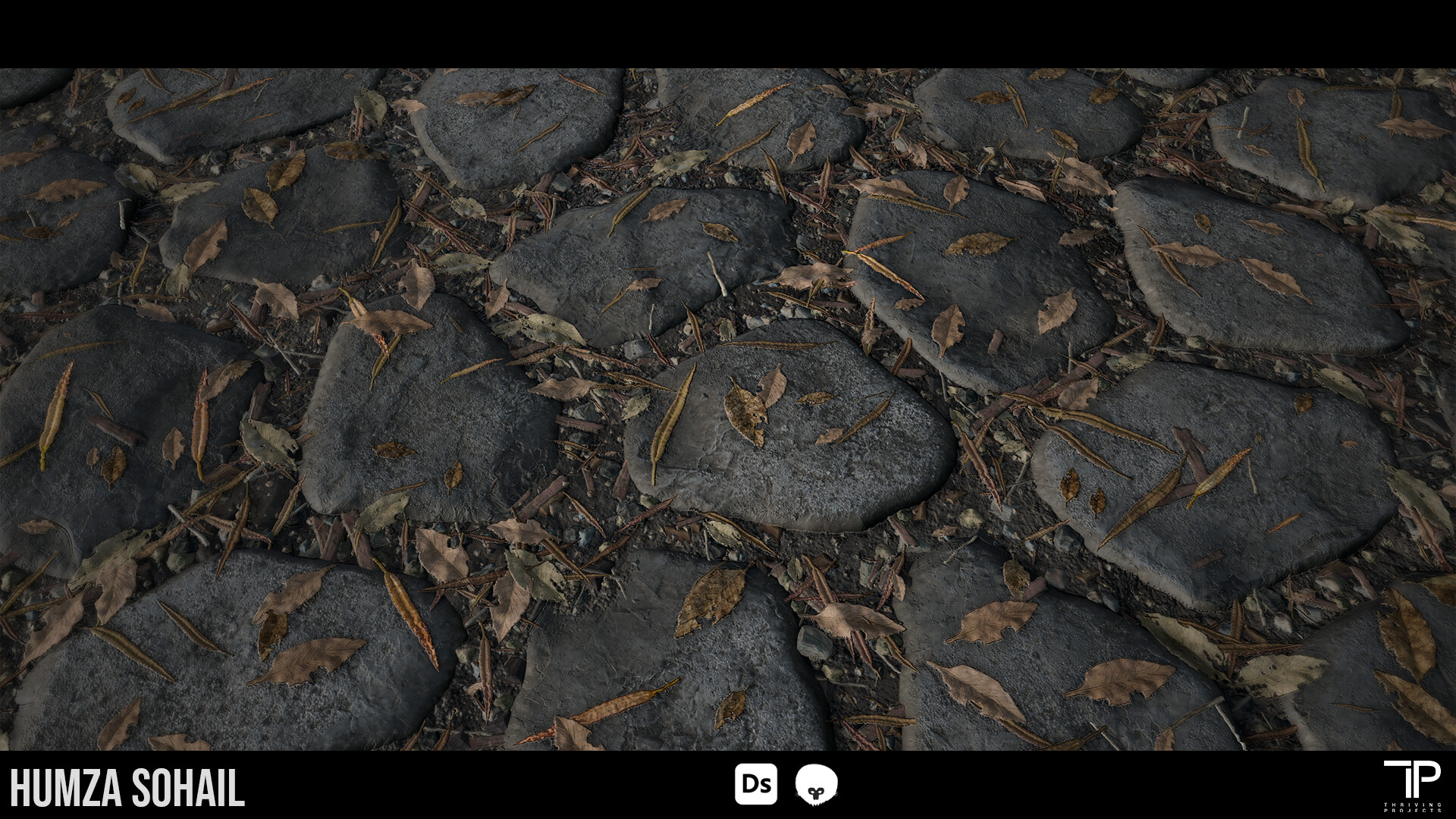 ArtStation - Rocks In Ground Tileable Texture