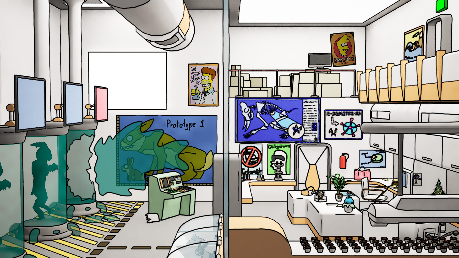 ArtStation - Lexet Corp. - Projet Universitaire