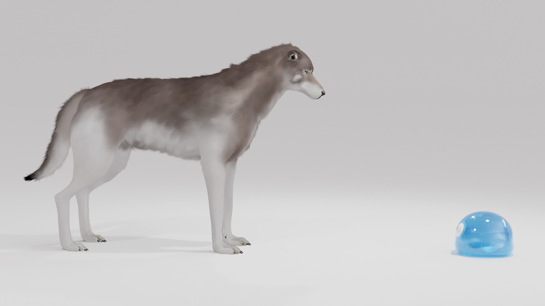 ArtStation - Slime and The wolf