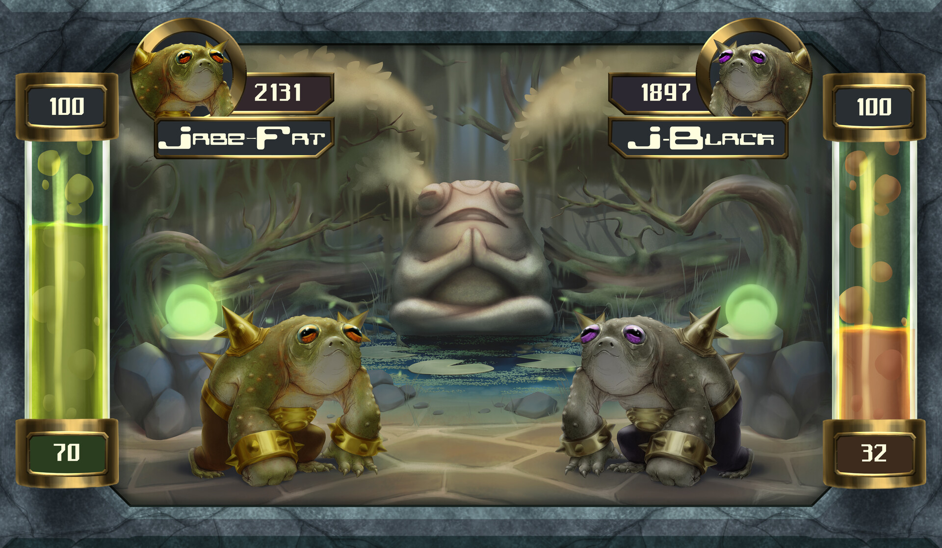 ArtStation - Fight Arena Interface