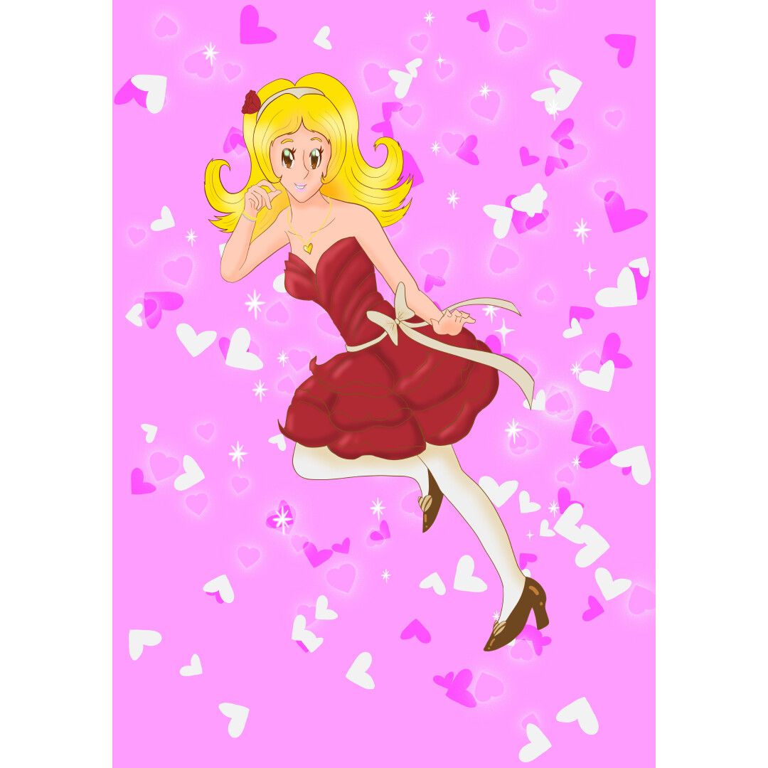 ArtStation - Rose short dress