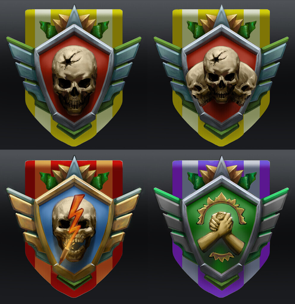 ArtStation - Shooter game icons
