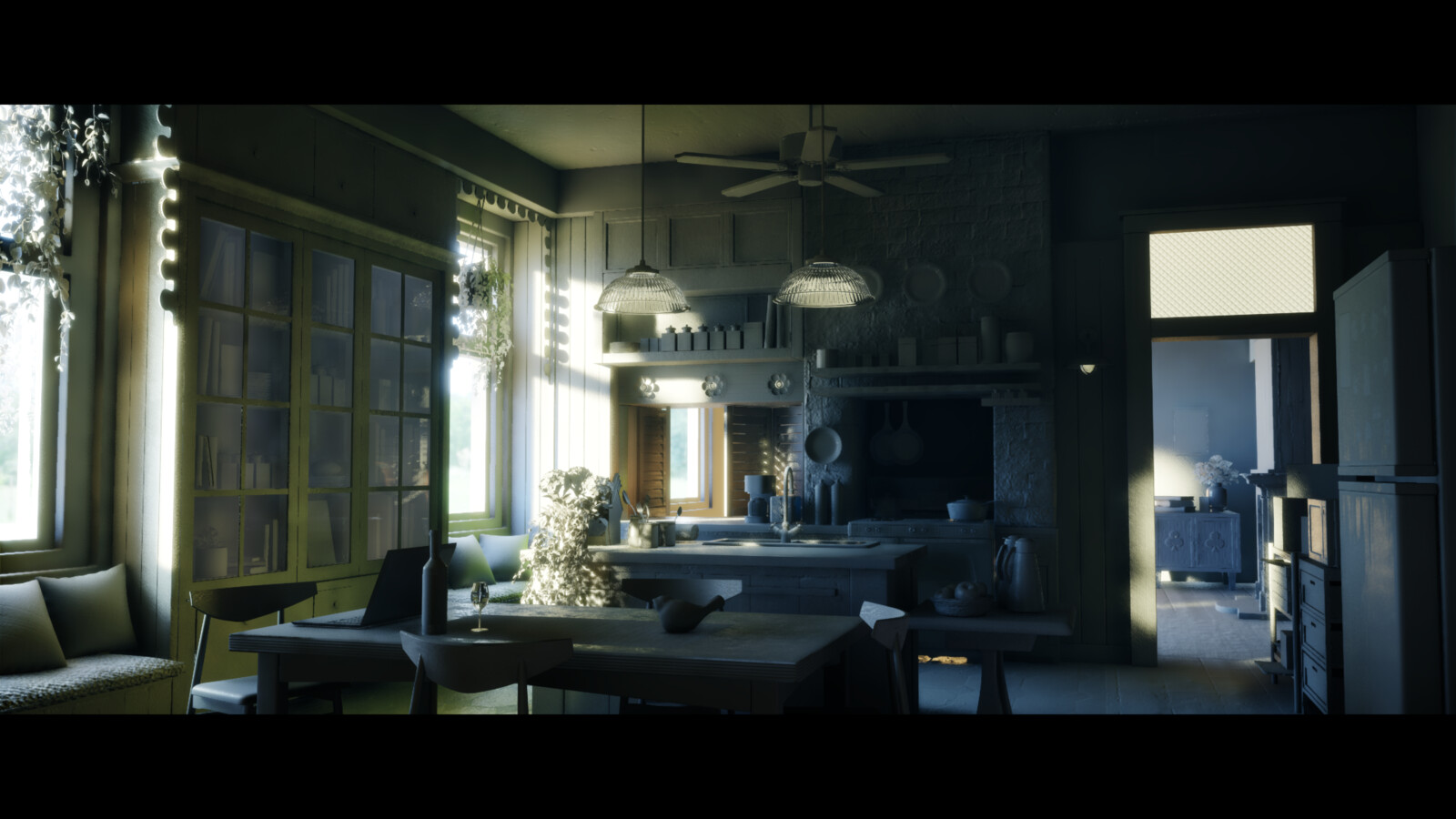 Harsh Blue - HarshBlue- Tina Cao- Brynn house- Concept by Roberto F. Castro