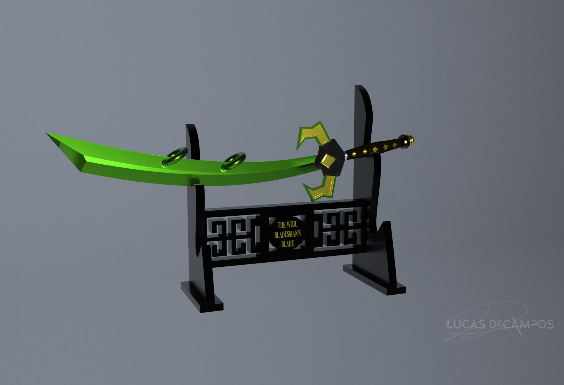 ArtStation - The Wuju Bladesman's Sword - Master Yi, League of Legends