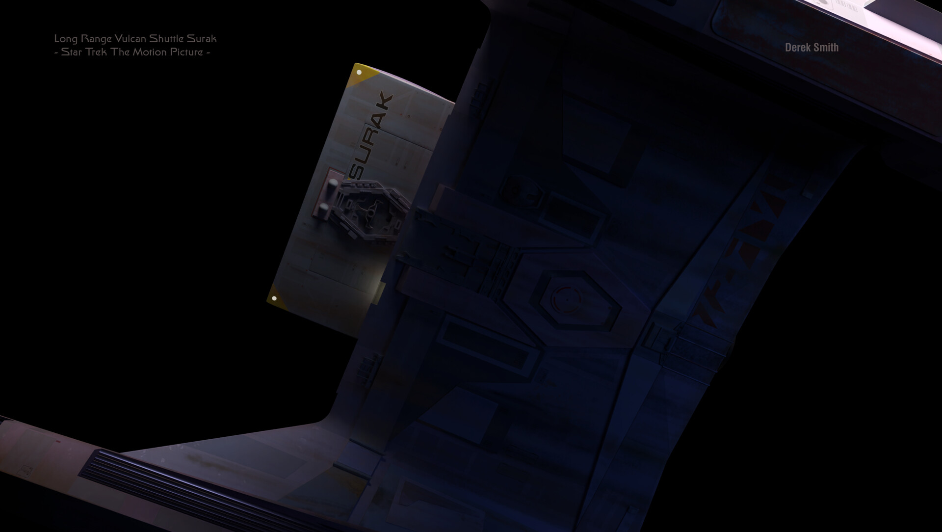 Derek Smith - Star Trek The Motion Picture - Long Range Vulcan Shuttle ...