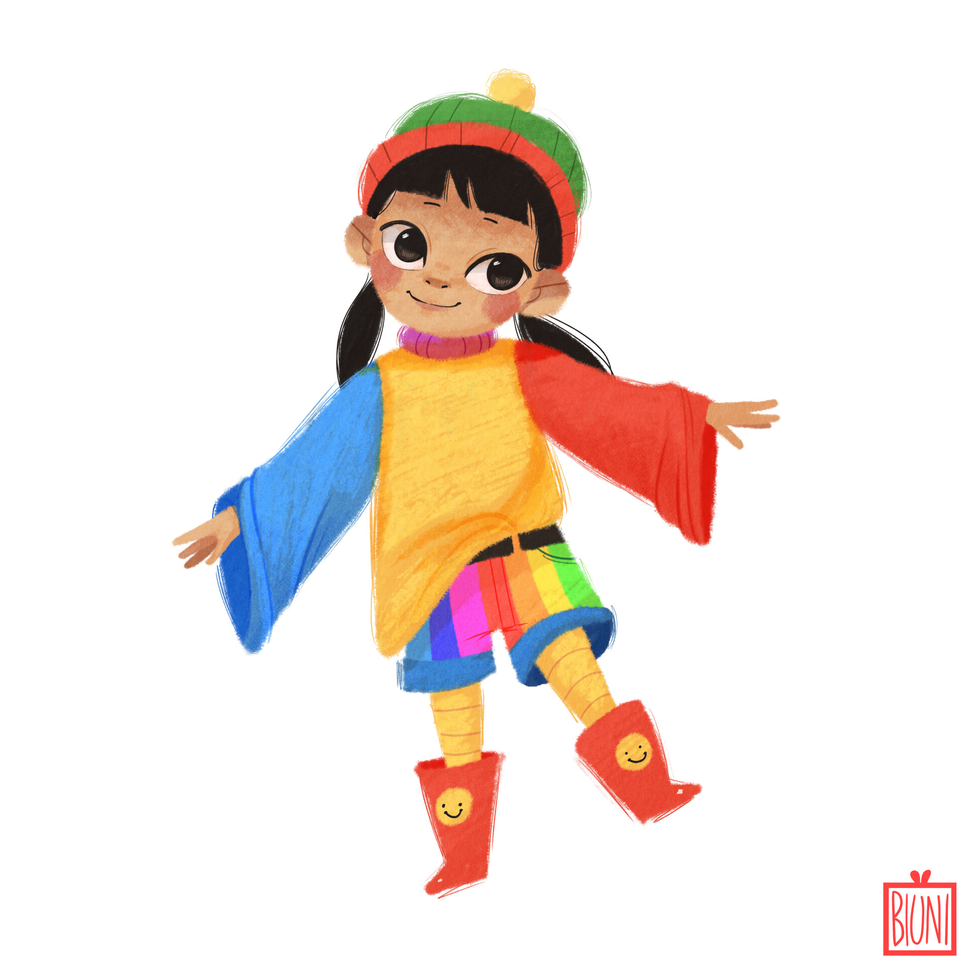 ArtStation - Rainbow Sweater