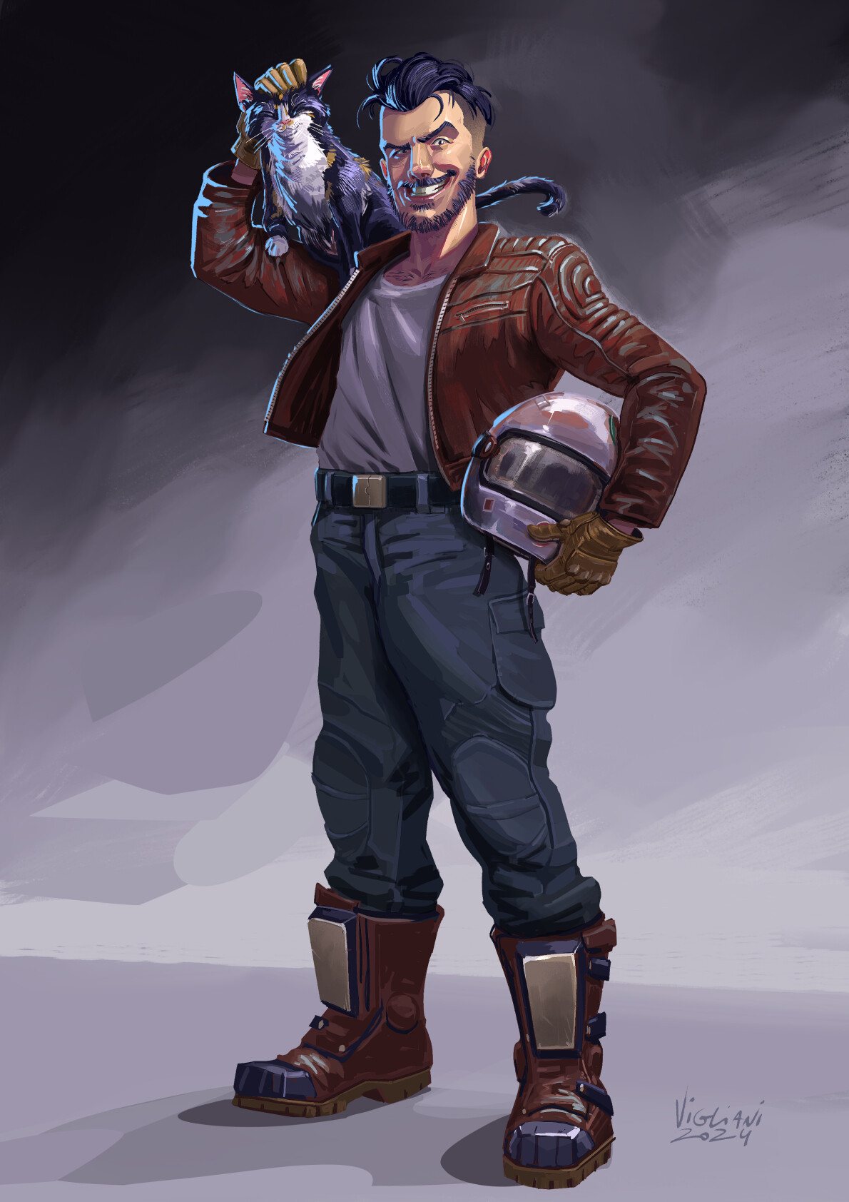 ArtStation - Cato, The Rider- Quimera Rider project