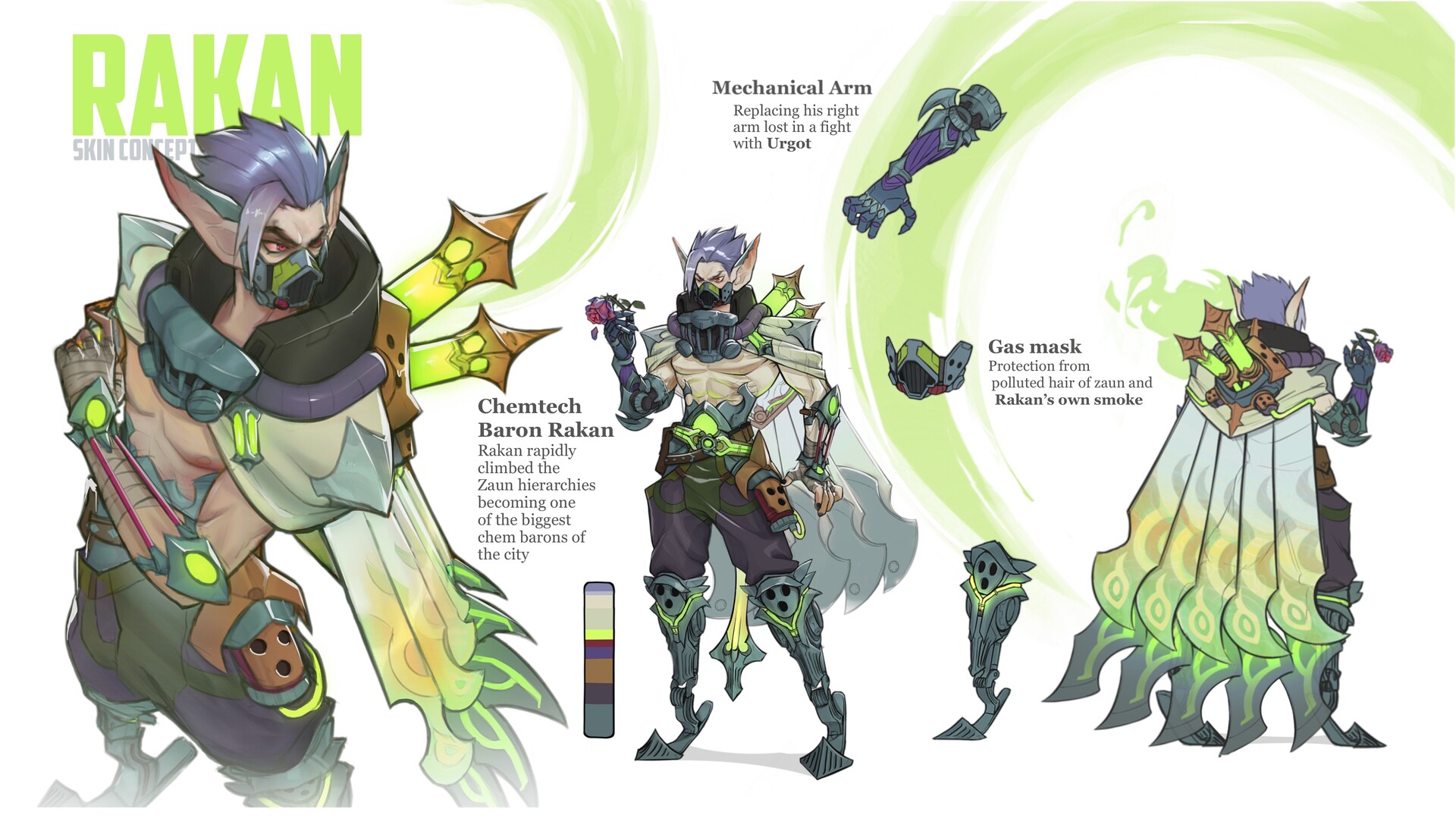 Marco Fumarola (Maru_mfw) - Chemtech Baron Rakan - LoL fan skin