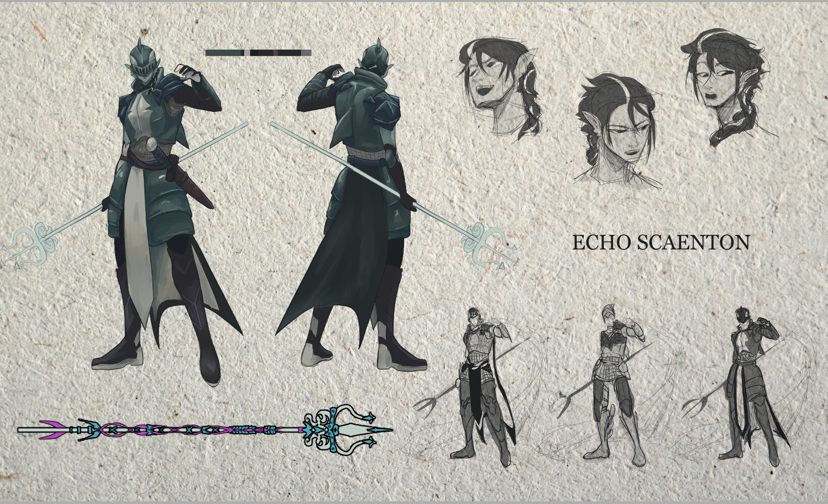 ArtStation - DND Character Sheet