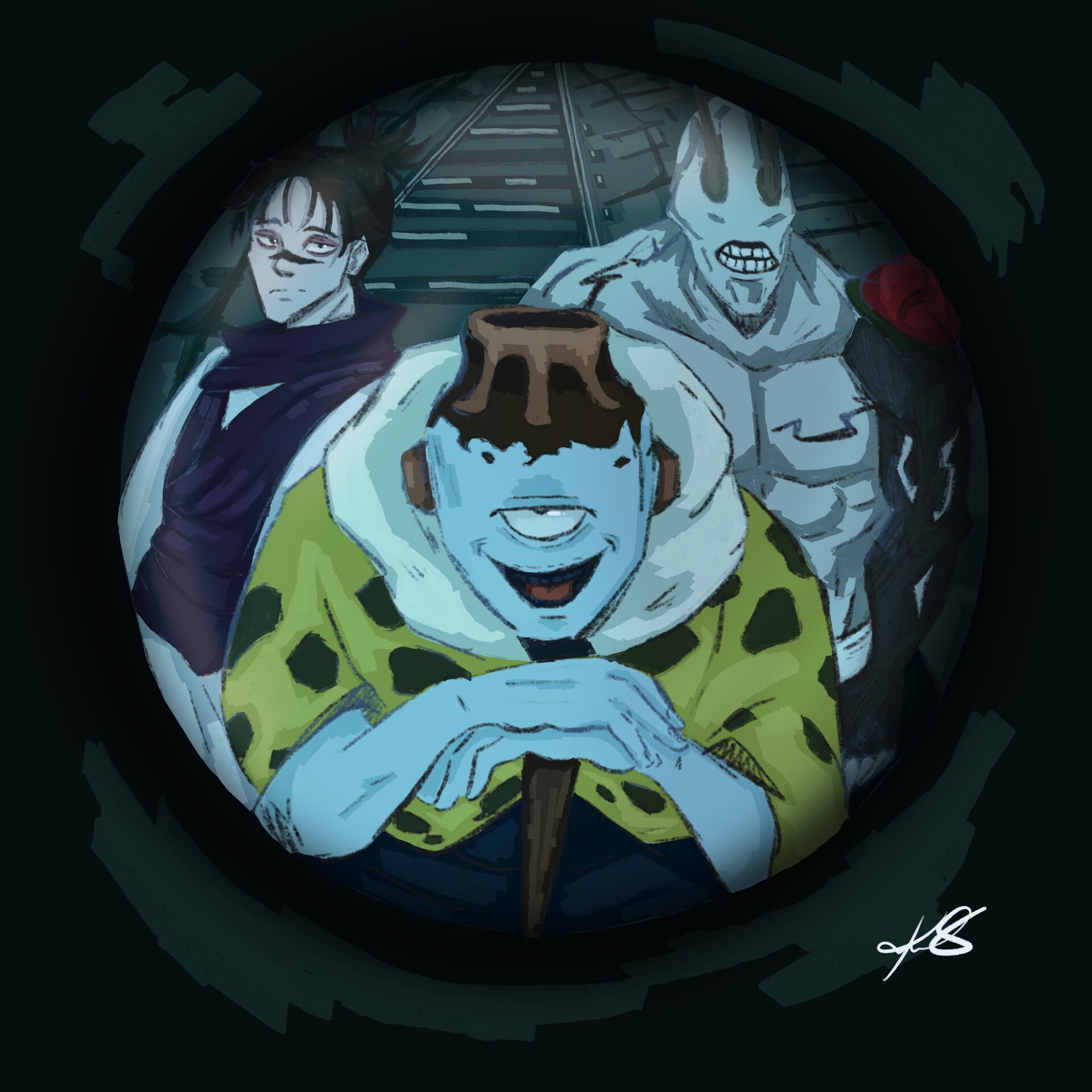 ArtStation - Jujutsu Kaisen S2 Fanart/ Fisheye Perspective