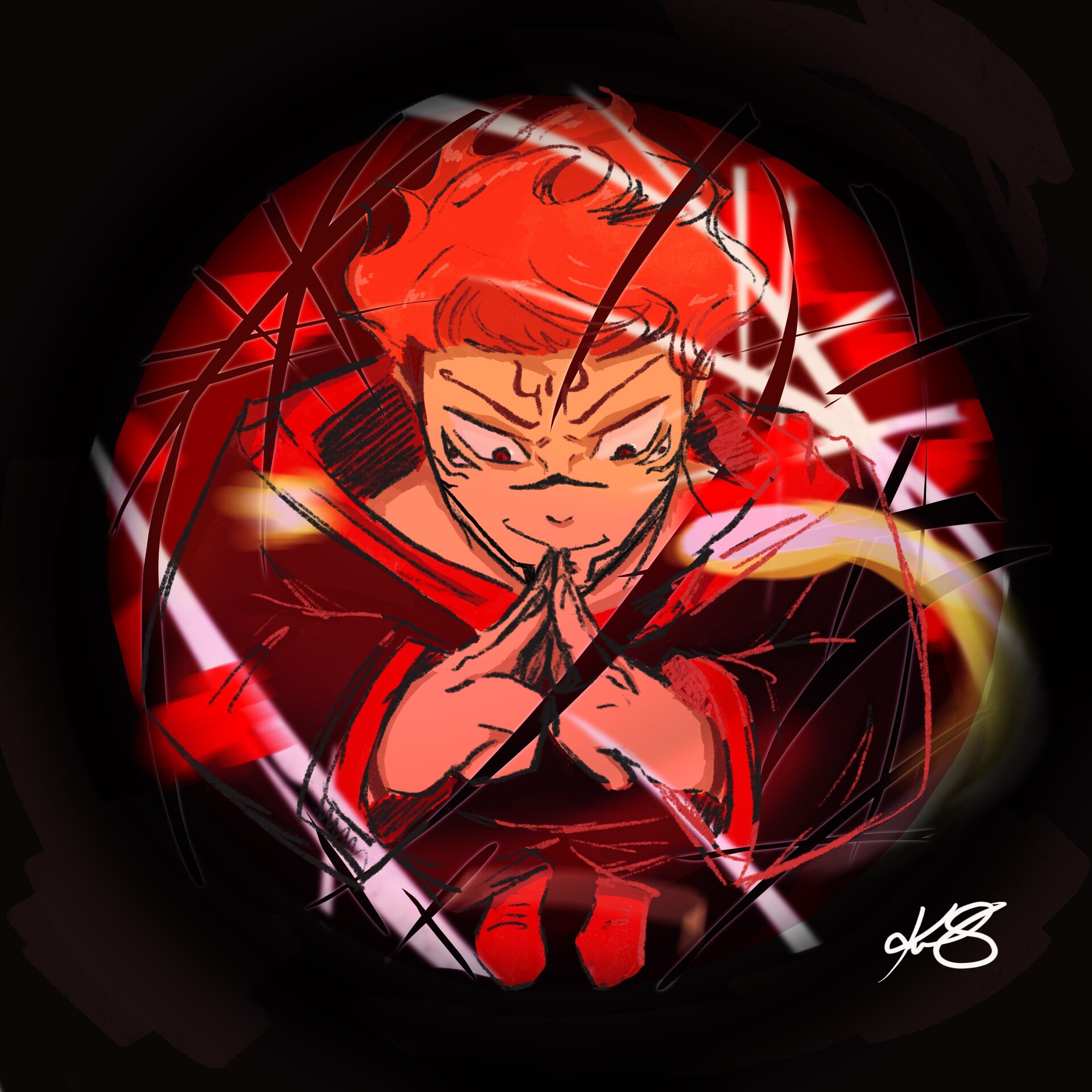 ArtStation - Jujutsu Kaisen S2 Sukuna and The Malevolent Shrine Technique