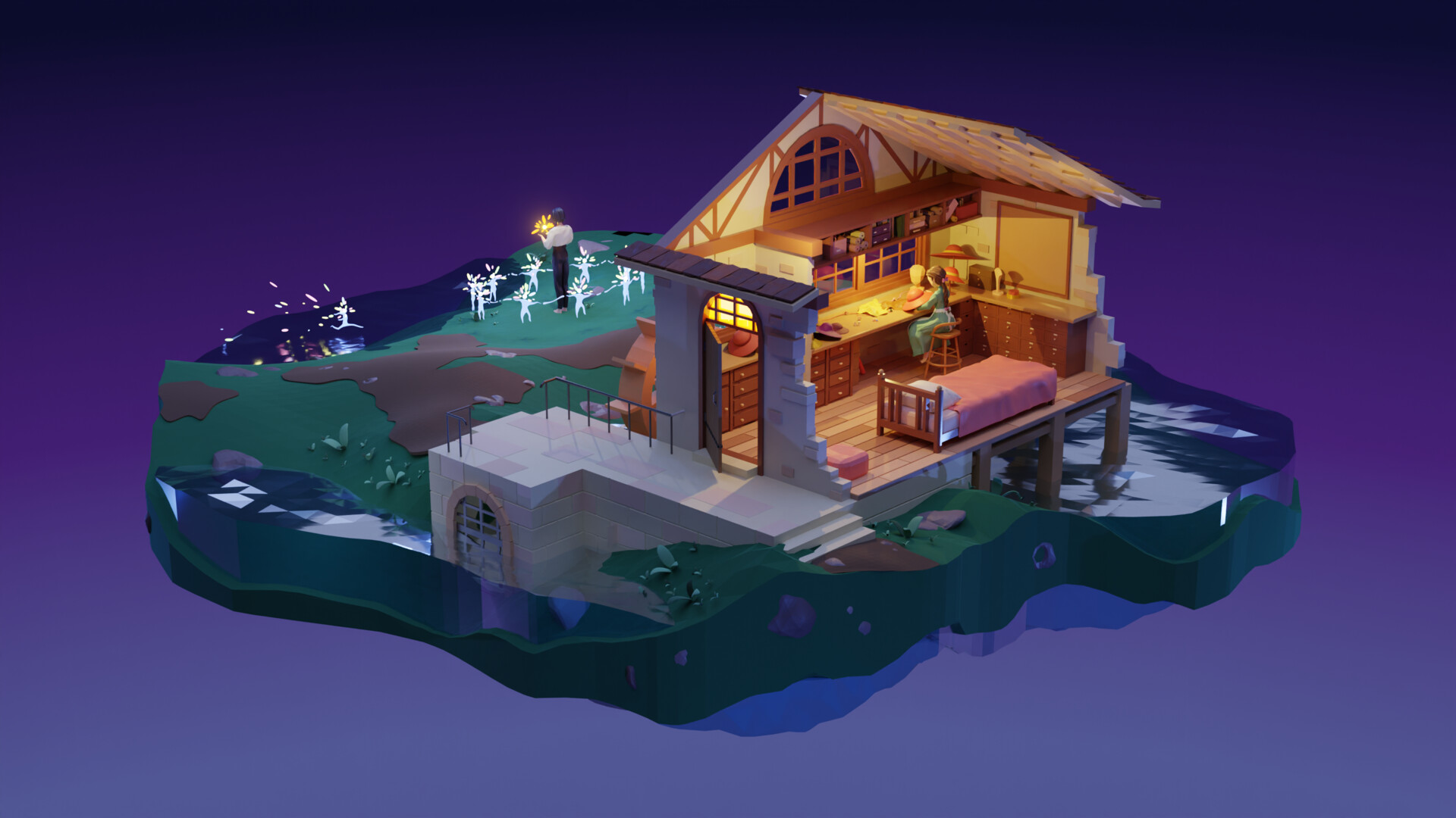 Kate Sparrow - Howl and Sophie, my graduation work