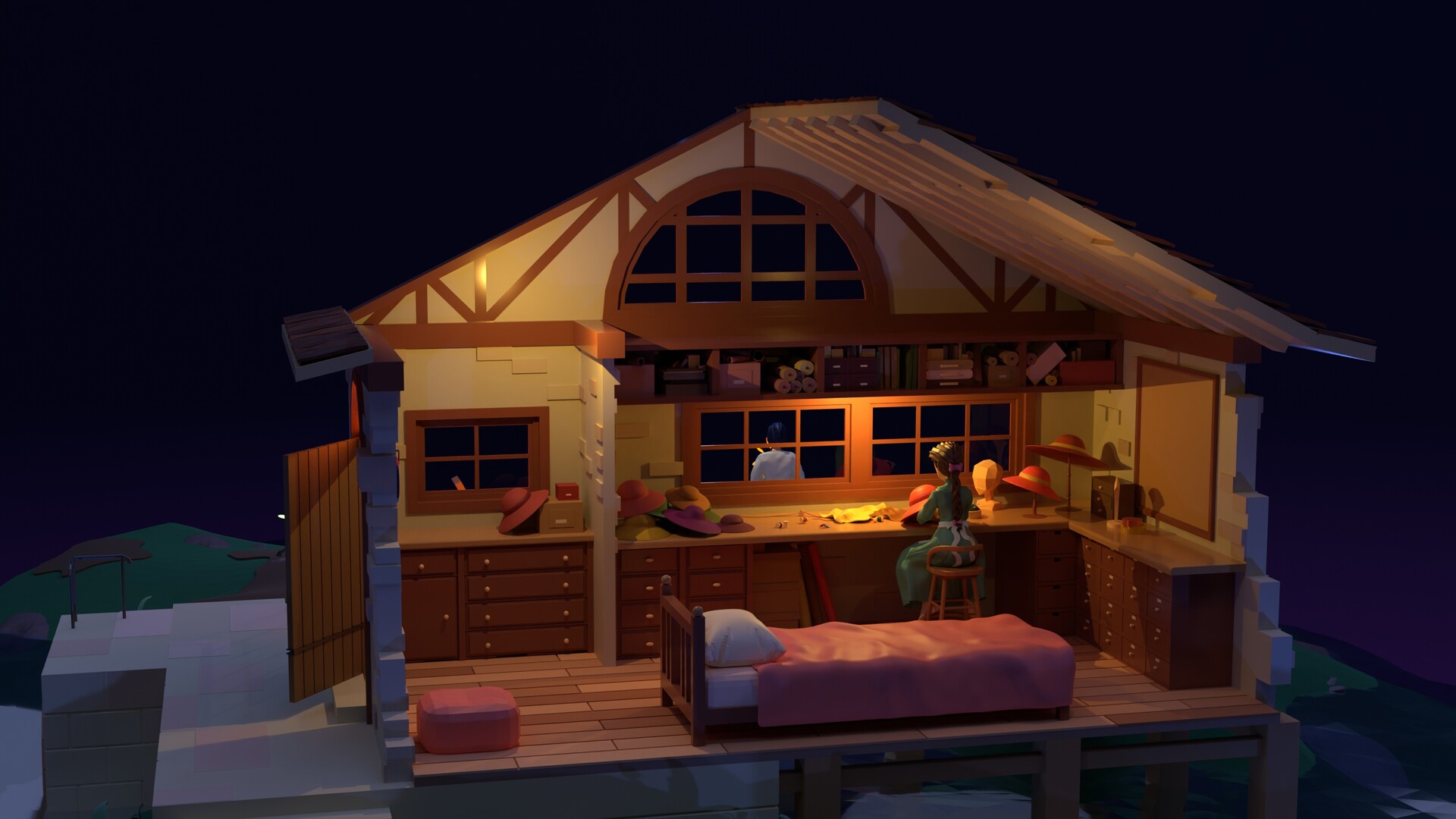 Kate Sparrow - Howl and Sophie, my graduation work