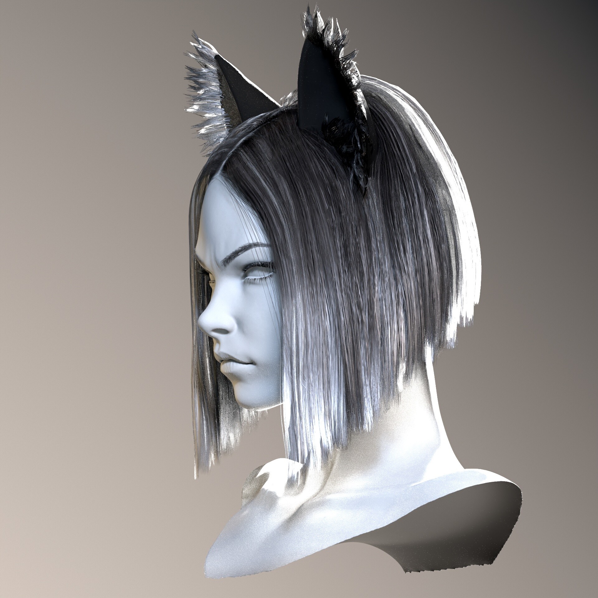 ArtStation - Real-time hairstyle 02_11