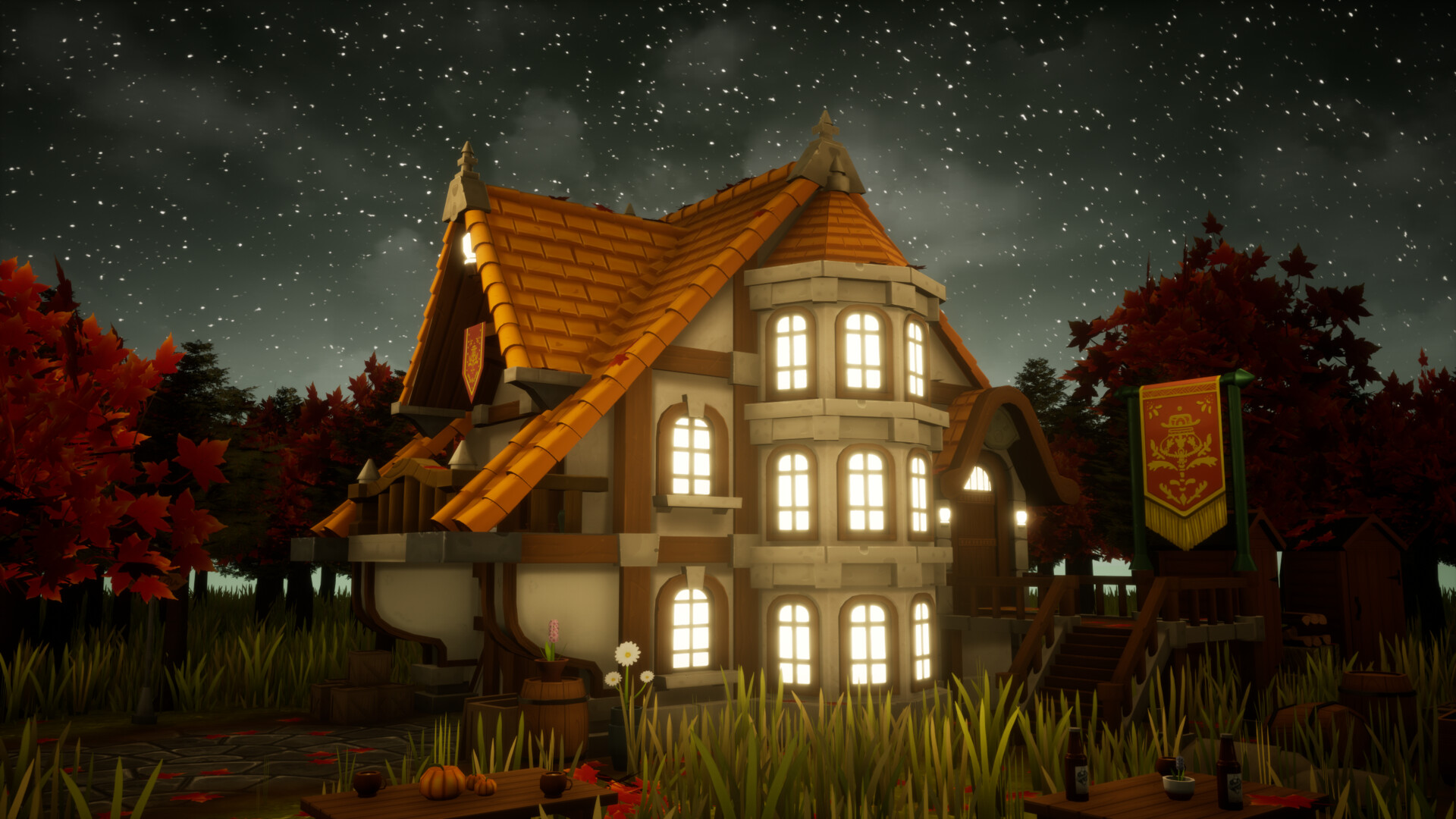 ArtStation - Merchant's Dormitory_Night