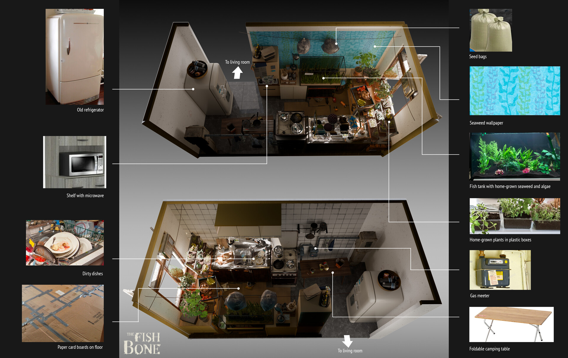 Aidelank - The Fish Bone - Kitchen design