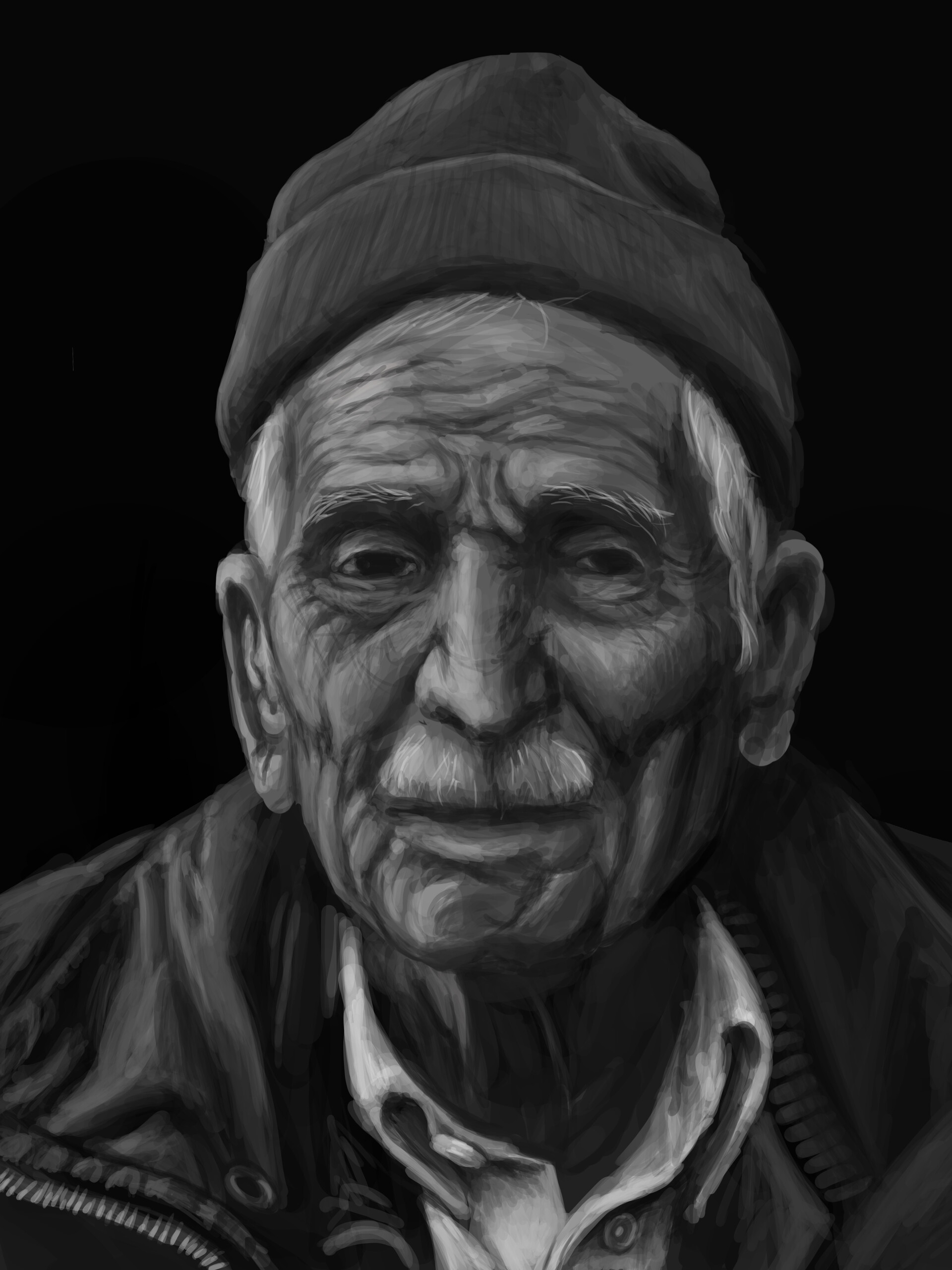 ArtStation - Protrait Old Man