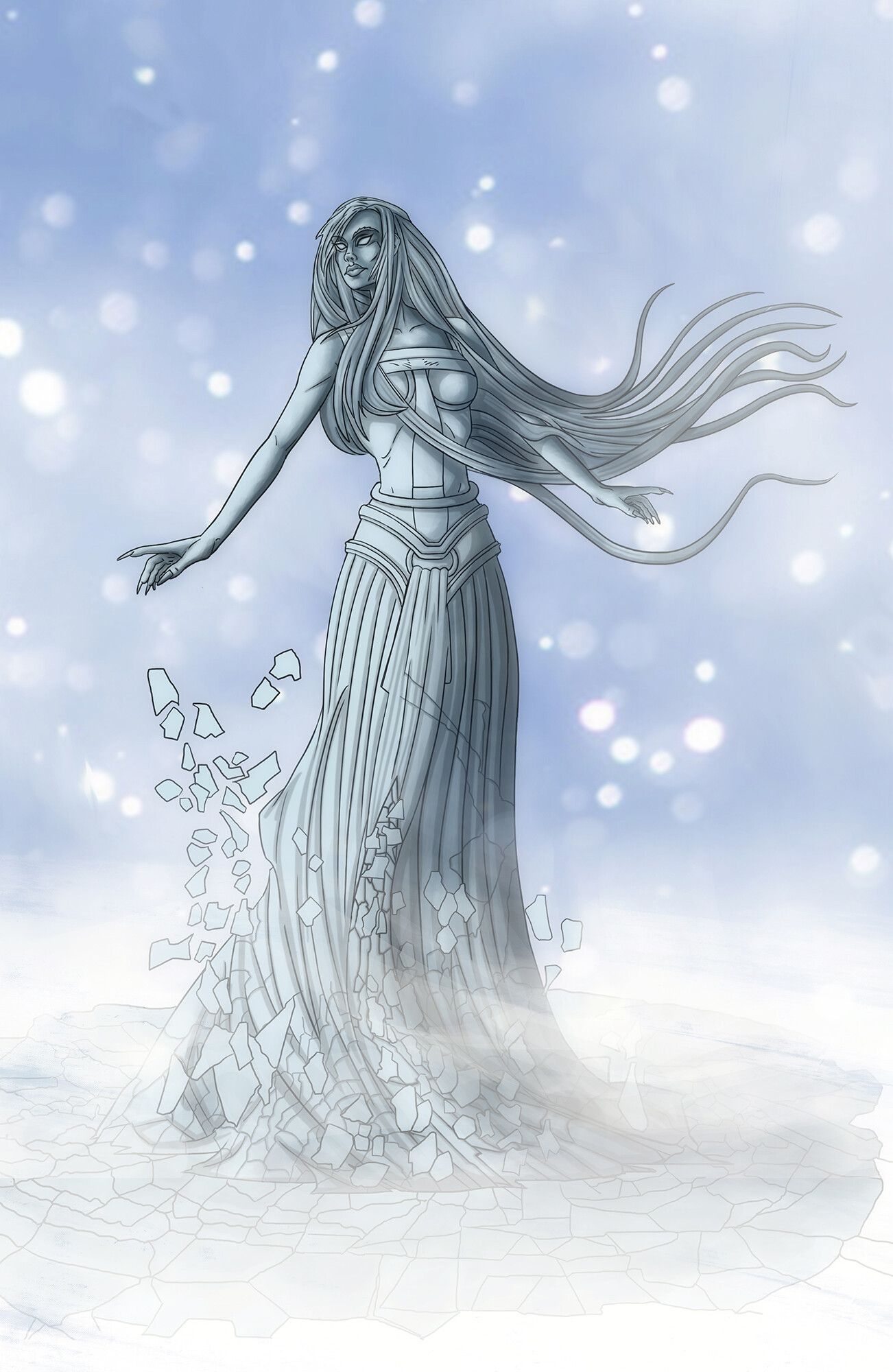 ArtStation - Ice Weird from the game Neverwinter Nights.