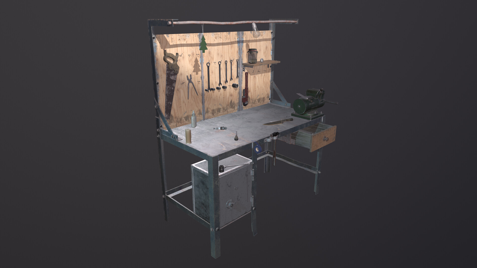 ArtStation - Textured workbench
