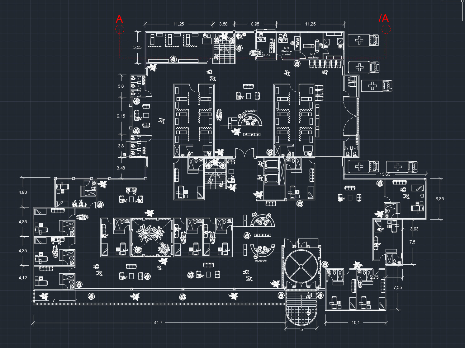 ArtStation - Interior design of hospital emergency department ward