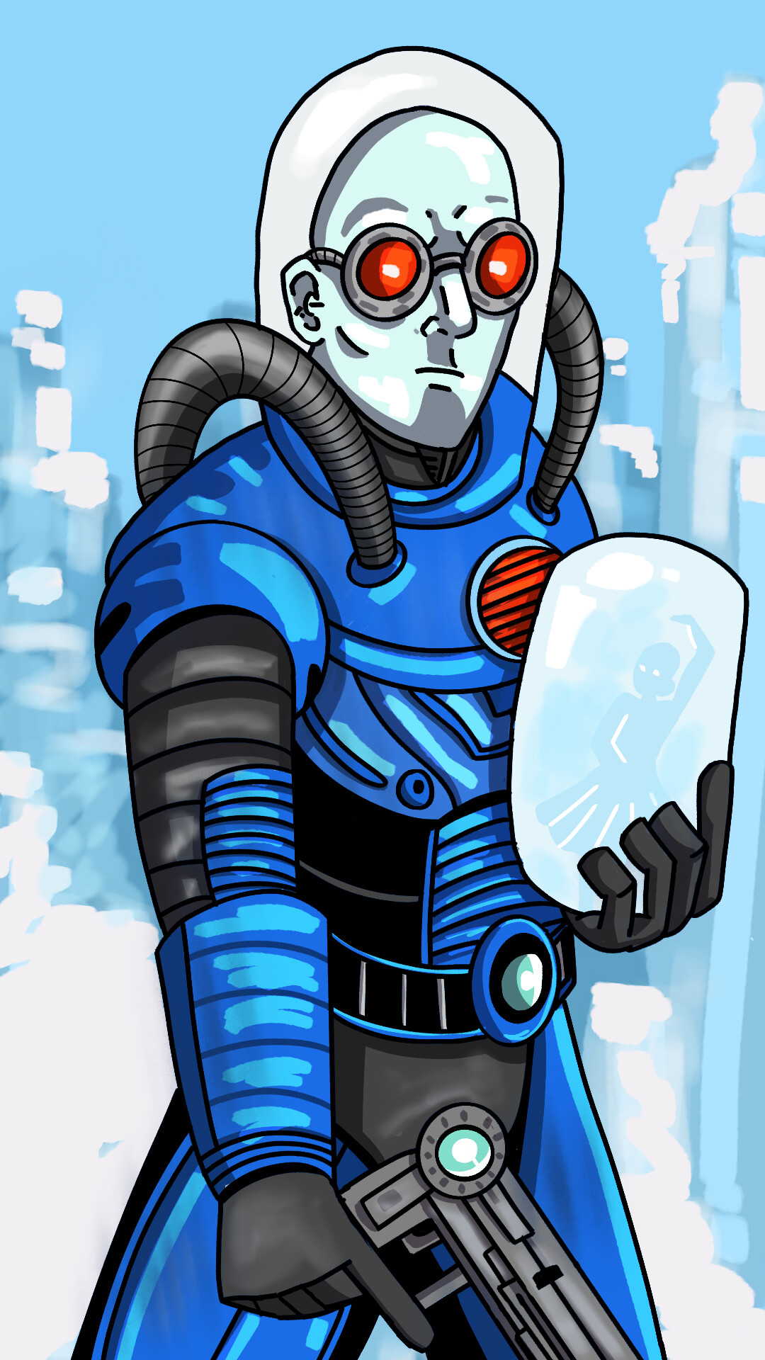 ArtStation - Mr. Freeze FANART | DC Comics Batman Supervillain